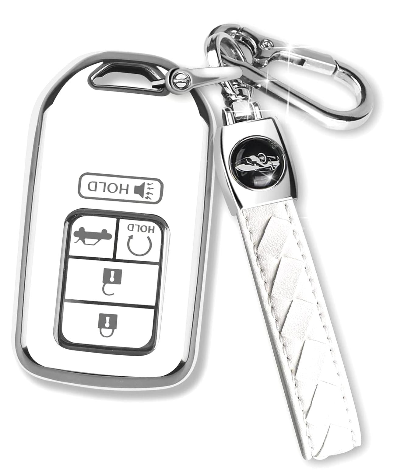 ANYWAY.GO Key Fob Cover with Keychain, Car Key Case Shell Protector for ...