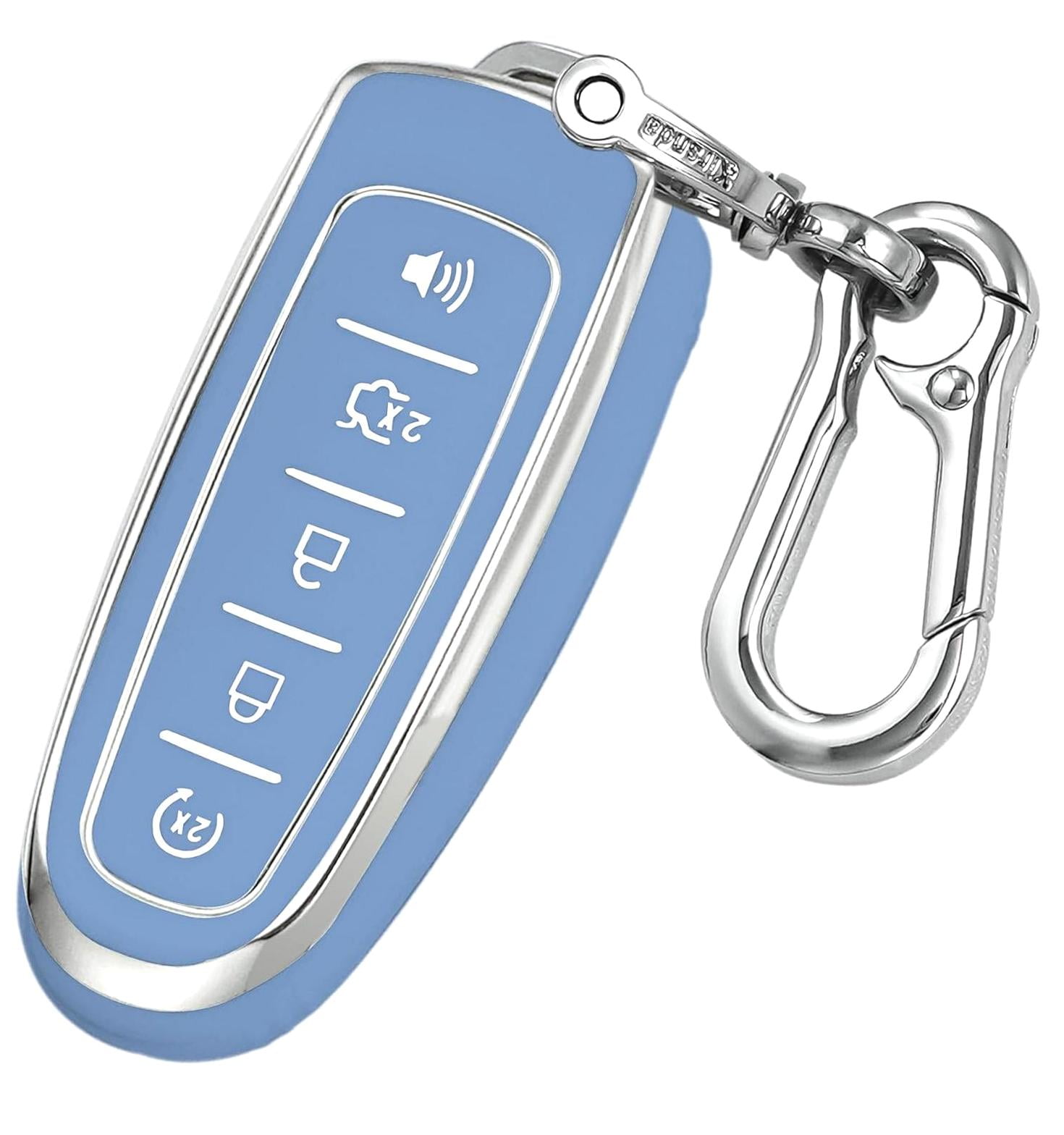 ANYWAY.GO Key Fob Cover with Keychain, Soft TPU Protective Shell/Skin ...