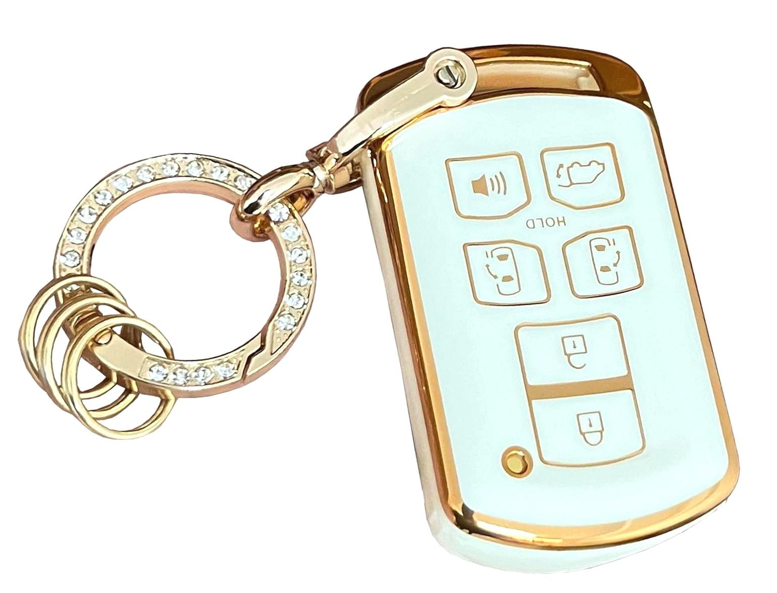 ANYWAY.GO Key Fob Cover and Shell with KeyChain for Sienna 2011-2020 ...