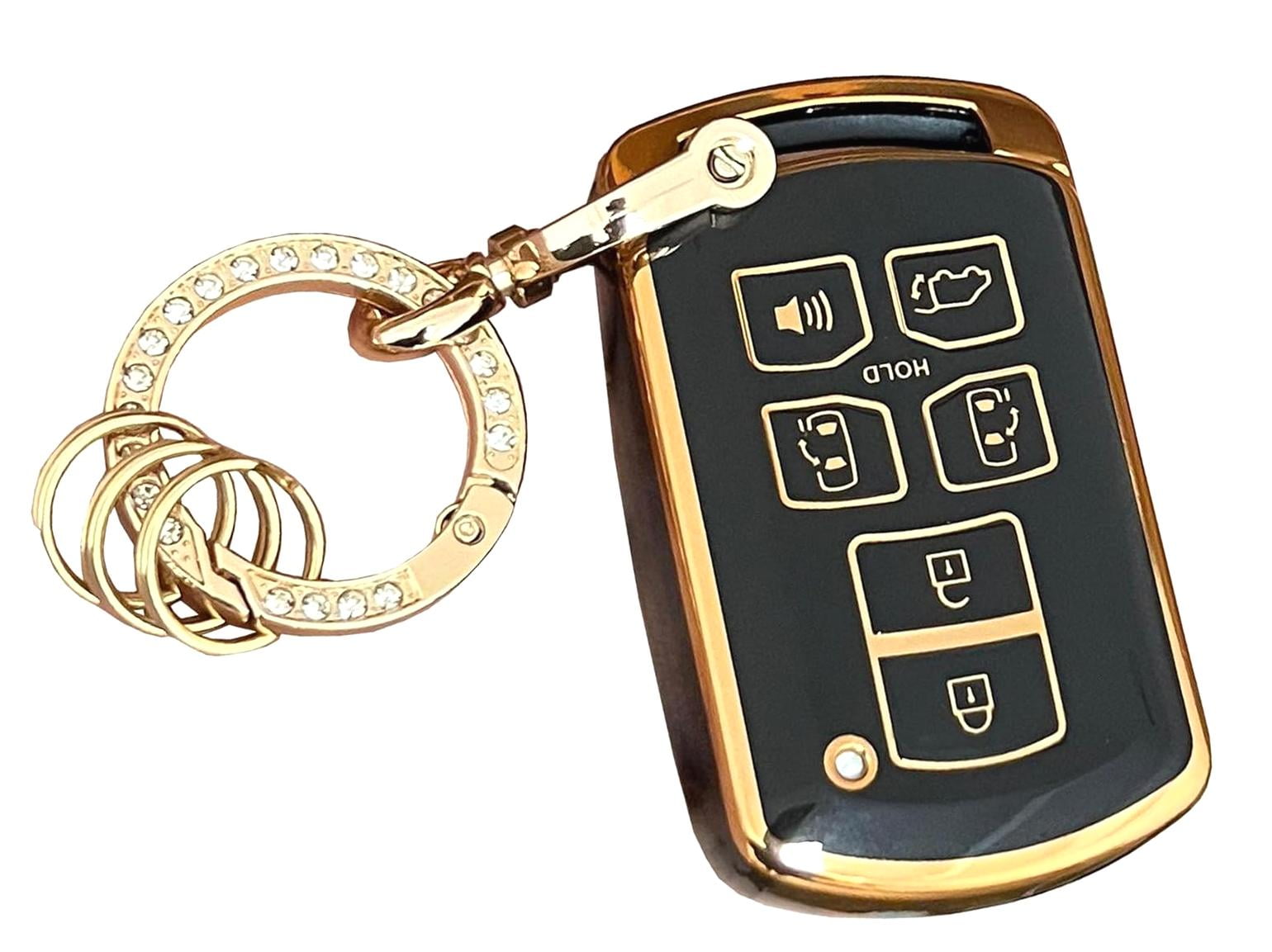 ANYWAY.GO Key Fob Cover and Shell with KeyChain for Sienna 2011-2020 ...