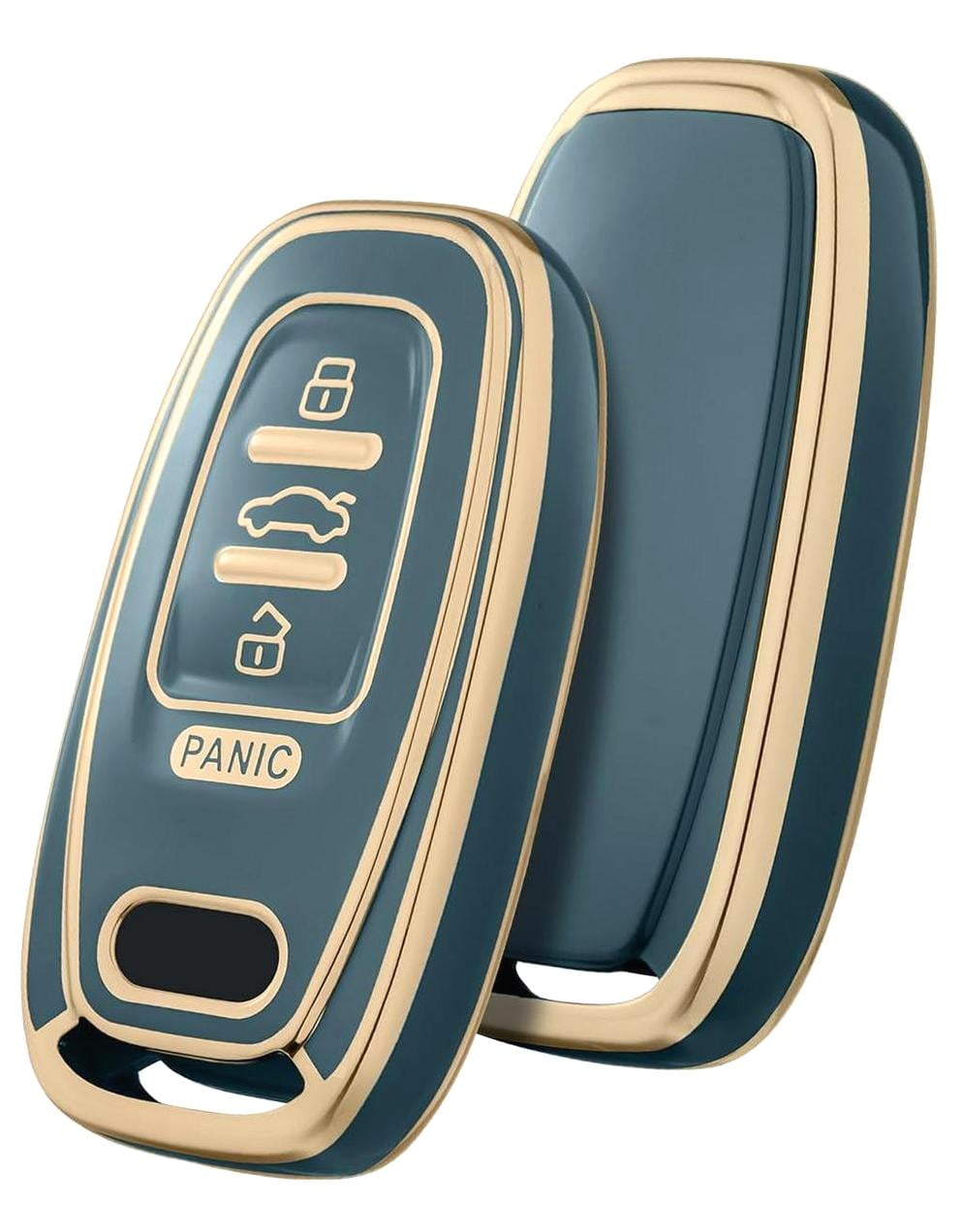 ANYWAY.GO Key Fob Cover for A3 A4 A4L A6 A6L A7 A8 A1 Q2L Q3 Q5 Q7 S3 ...