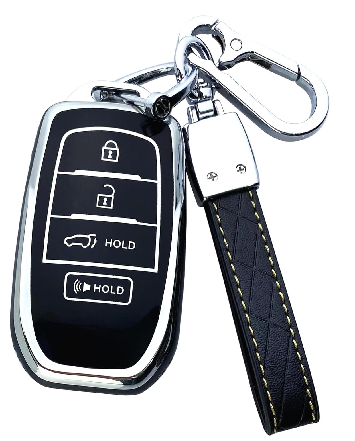 ANYWAY.GO Key Fob Cover for RAV4 Prime, Corolla Cross, Tundra, Grand ...