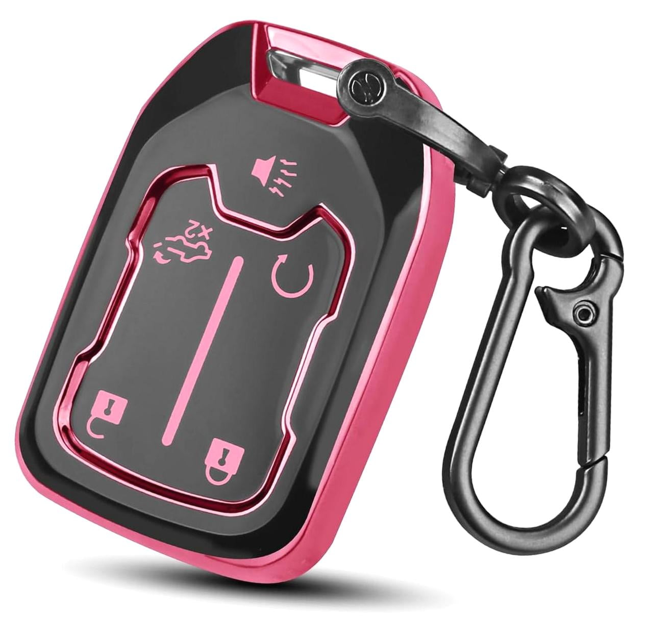 ANYWAY.GO Key Fob Cover with Keychain, 5 Button Flexible TPU Key Fob ...