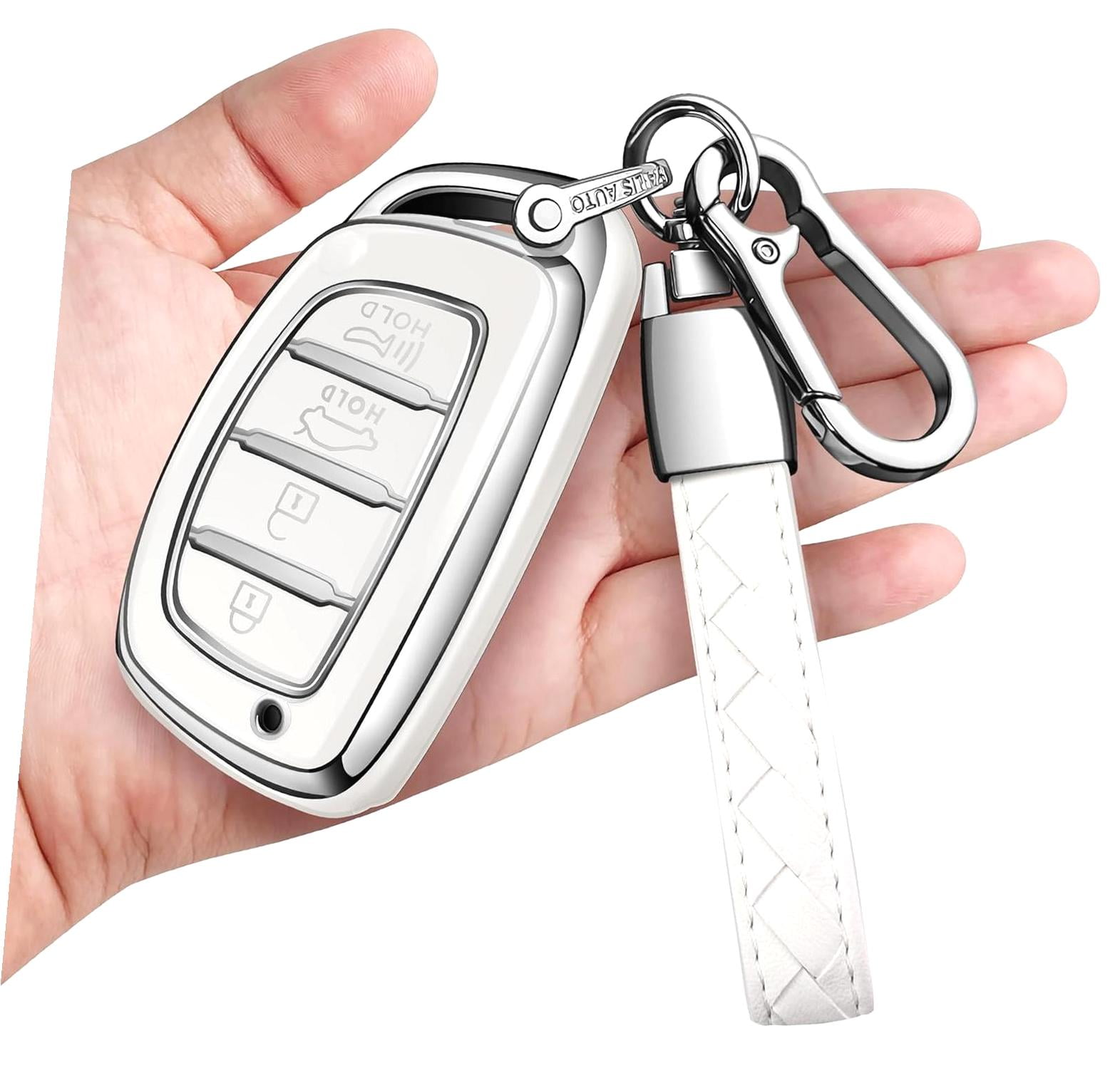 ANYWAY.GO Key Fob Cover with Keychain, Soft Full Protection Shell for ...