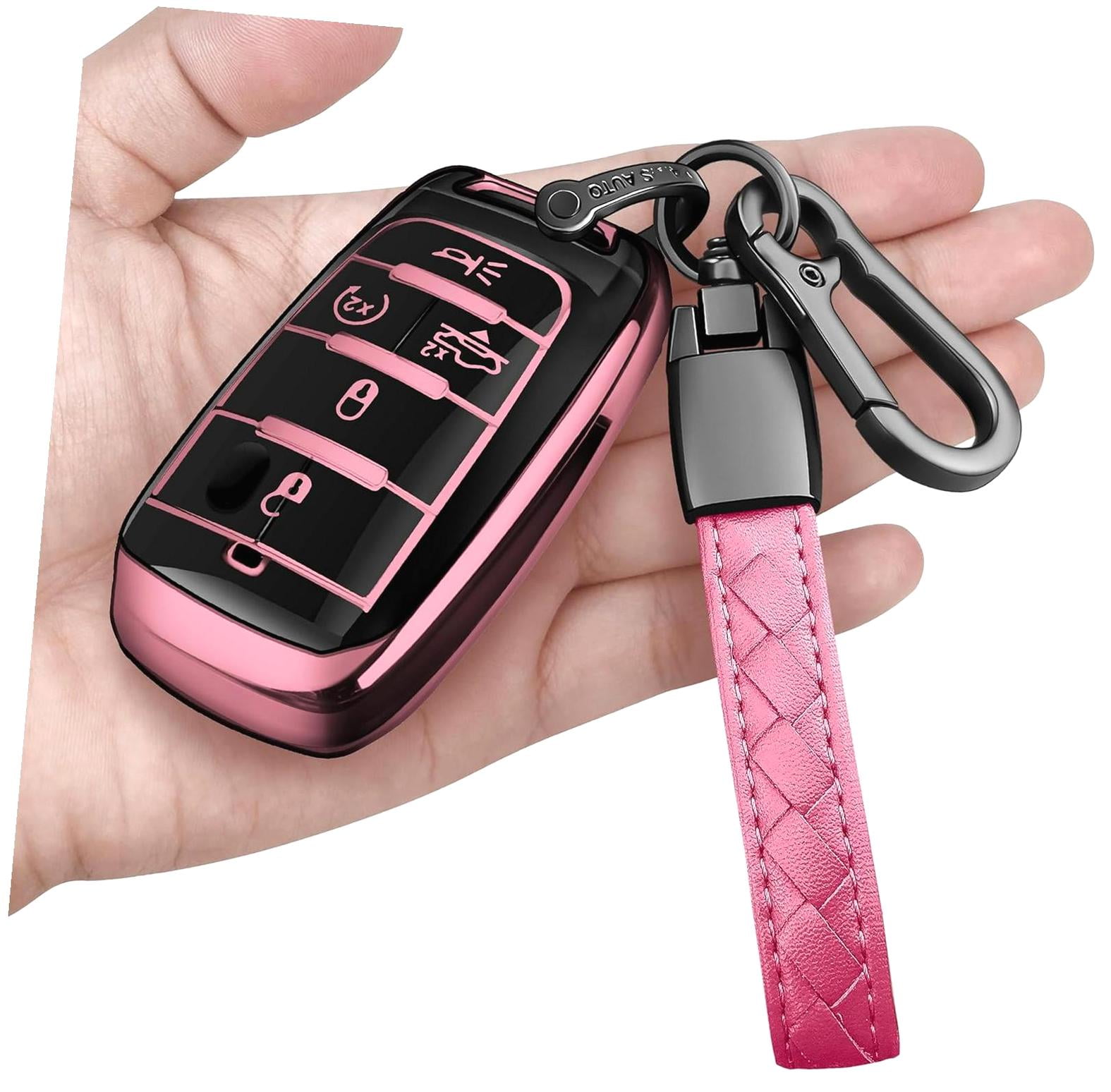 ANYWAY.GO Key Fob Cover with Keychain, Soft Full Protection Shell for ...