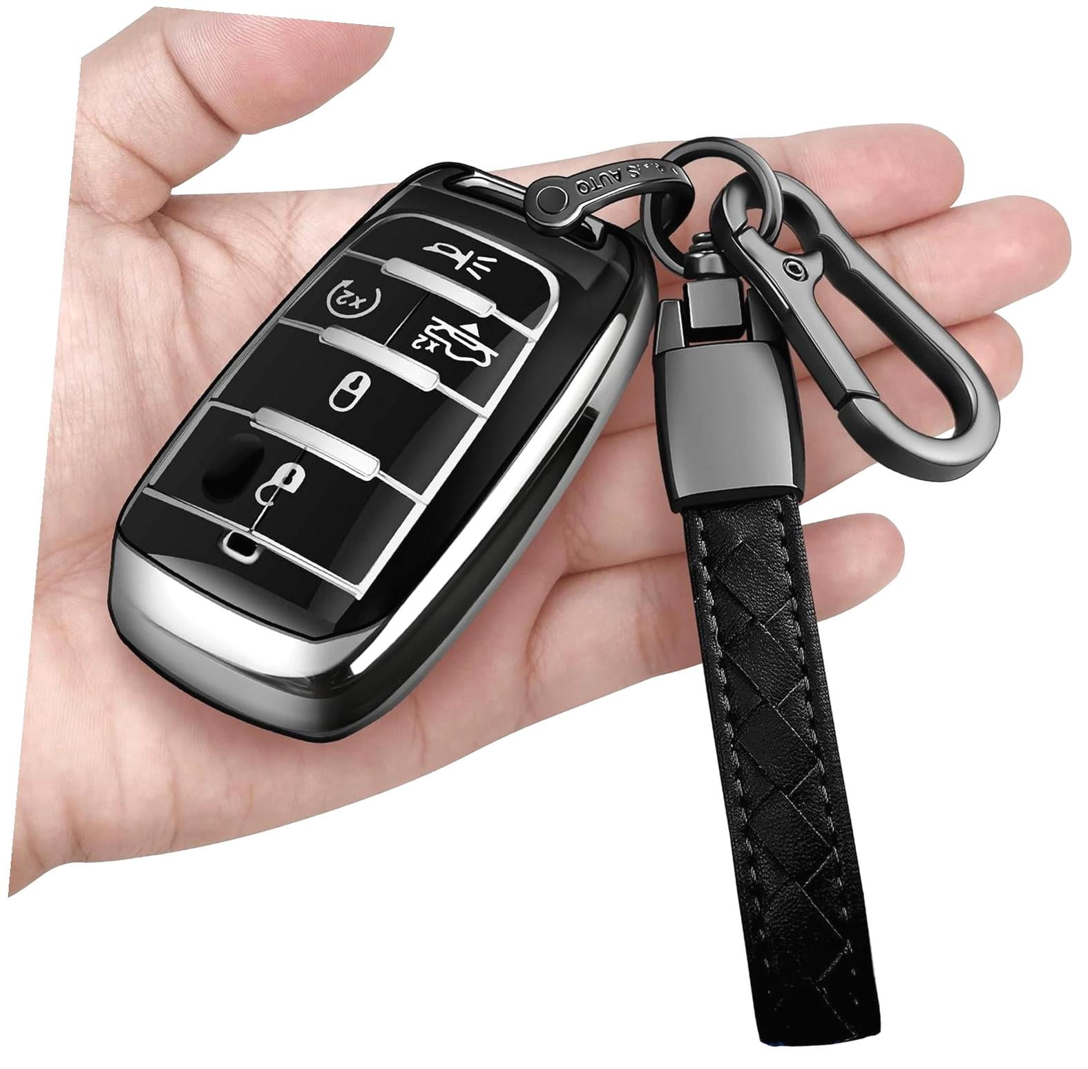ANYWAY.GO Key Fob Cover with Keychain, Soft Full Protection Shell for ...