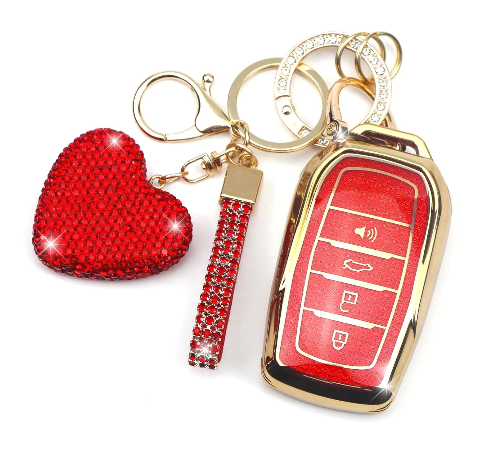 ANYWAY.GO Key Fob Cover with Keychain for Camry 2025, Venza 2019-2024 ...