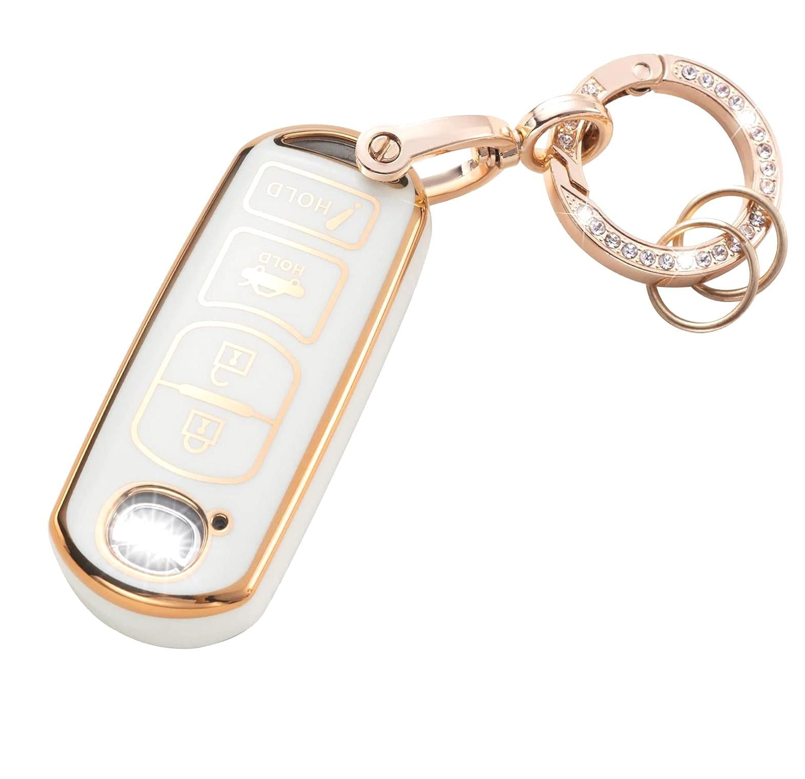 ANYWAY.GO Key Fob Cover with , Soft TPU Key Case Protection Shell for 3 ...