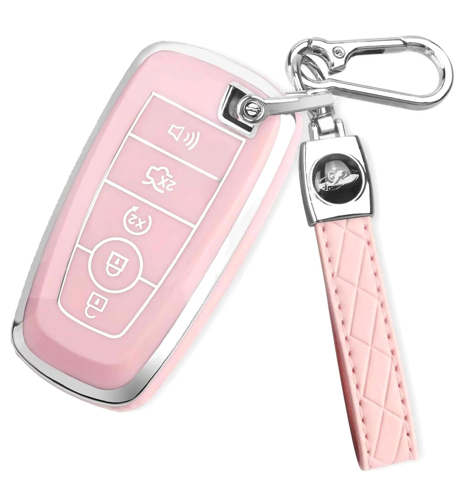 ANYWAY.GO Key Fob Protector with Keychain, Soft TPU Key Cover Providing ...