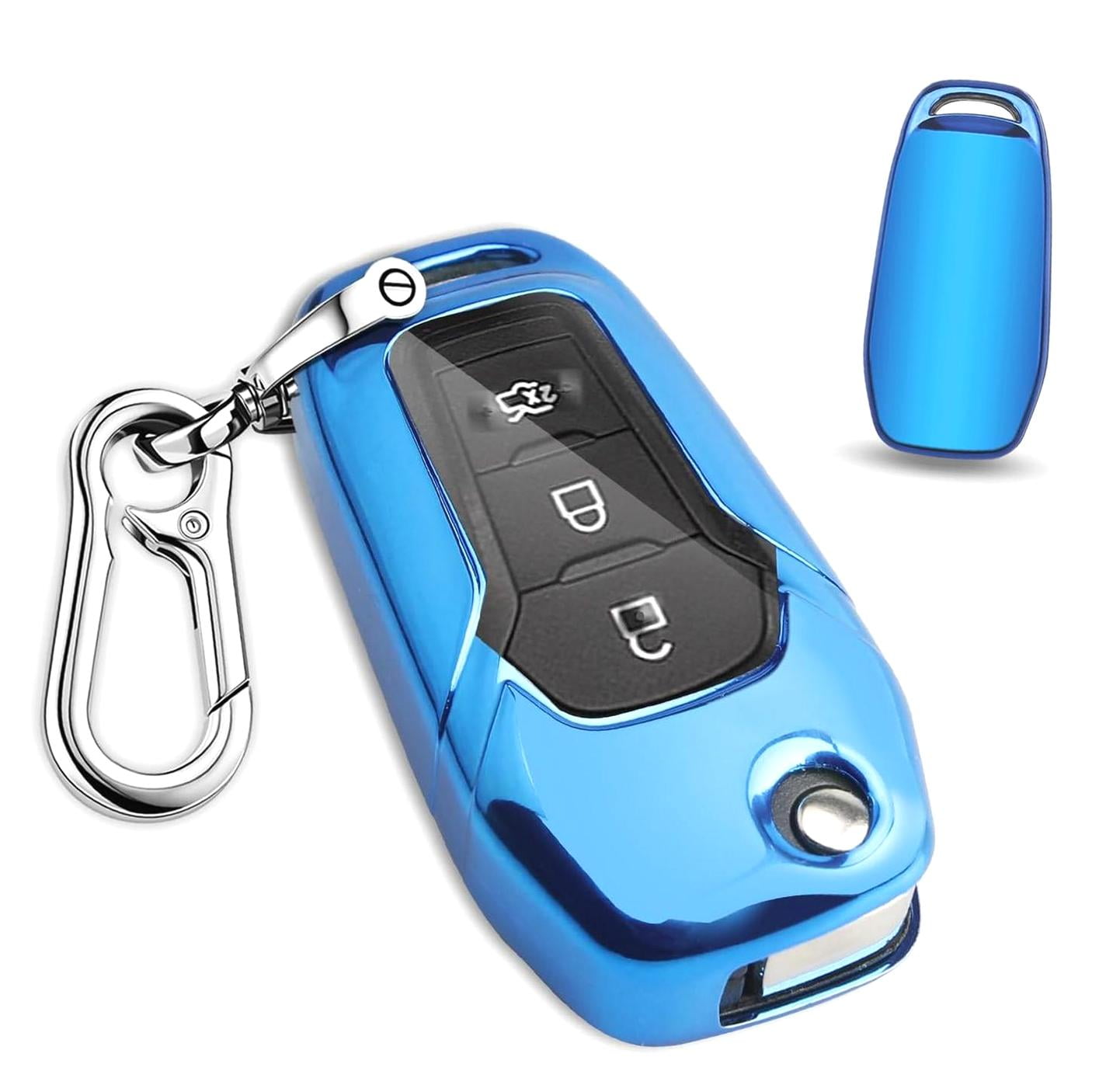 ANYWAY.GO Key Fob Protector, TPU Key Enclosure for 2015-2019 F150, F250 ...