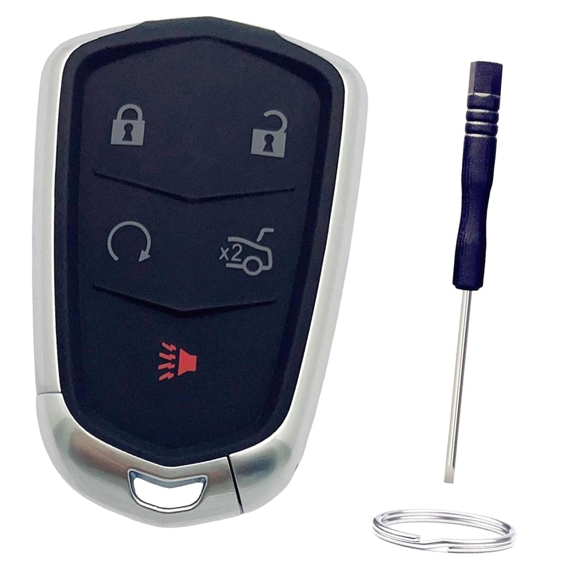 ANYWAY.GO Key Fob Shell Replacement for ATS, ATS-v, CTS, CT6, XTS, XT5, XT4, XT6, SRX 2014-2021 ...