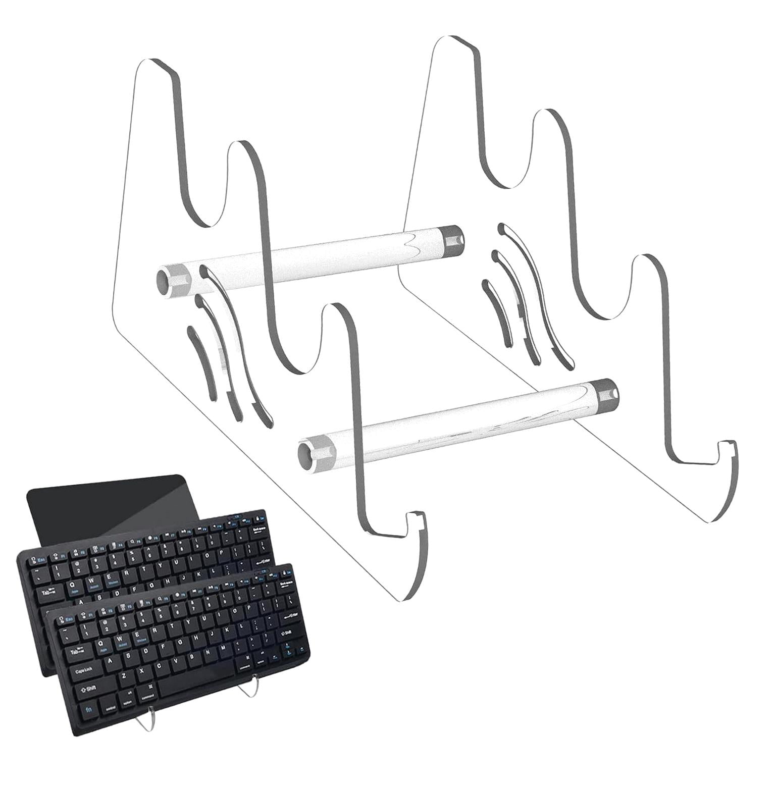 ANYWAY.GO Keyboard Display Stand, 3 Tier Mechanical Computer Keyboard ...