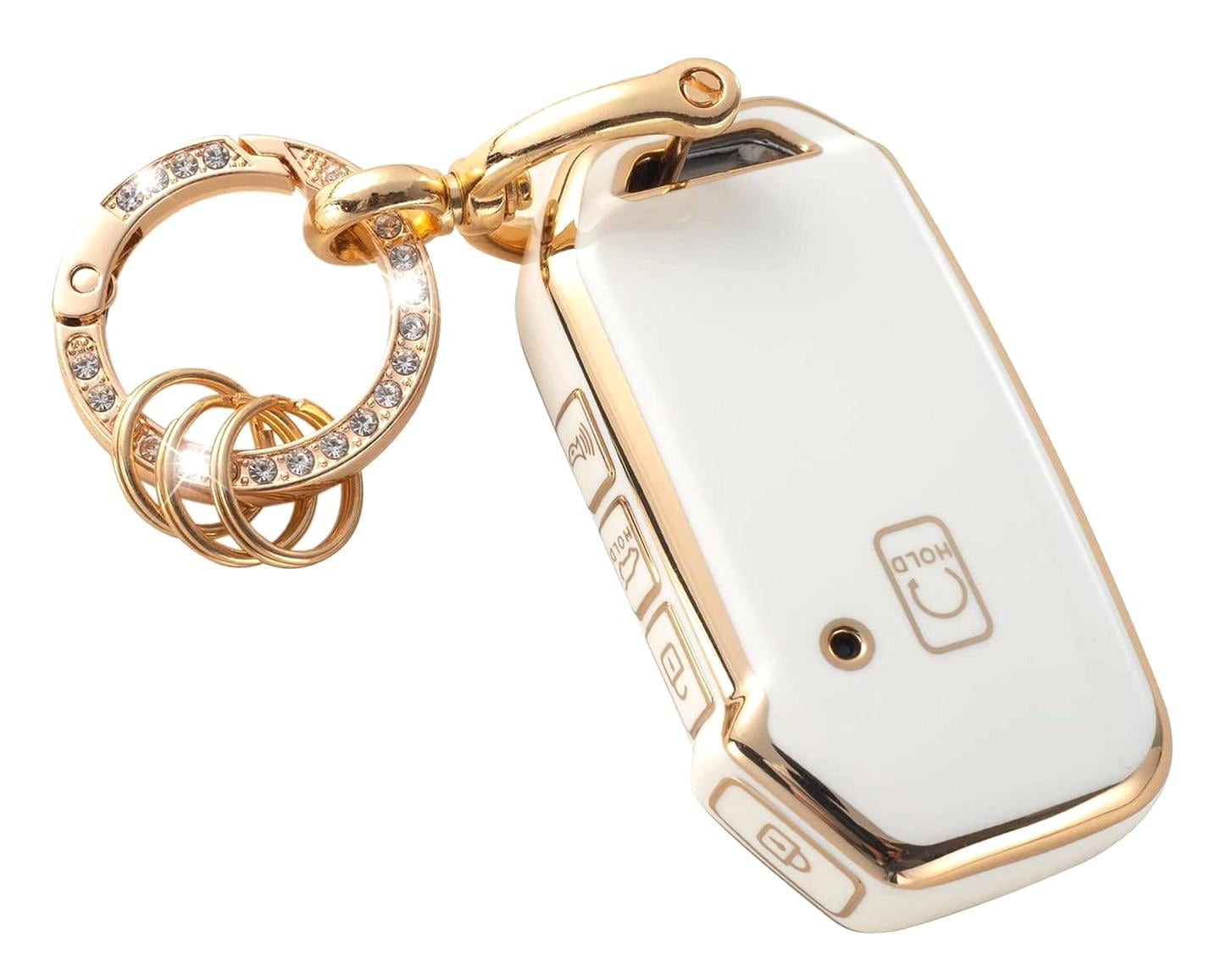 ANYWAY.GO Kia Key Fob Cover with Keychain, with Kia Cerato Ceed Forte ...