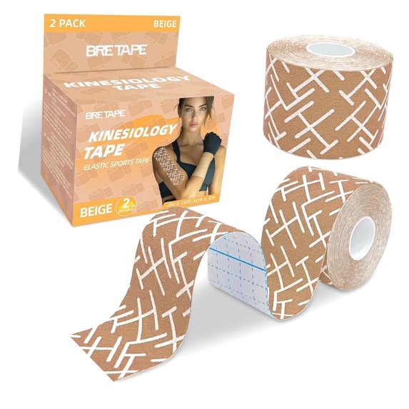 ANYWAY.GO Kinesiology Tape Rolls – 2-Inch 16 ft Tape for Elbow, Knee ...