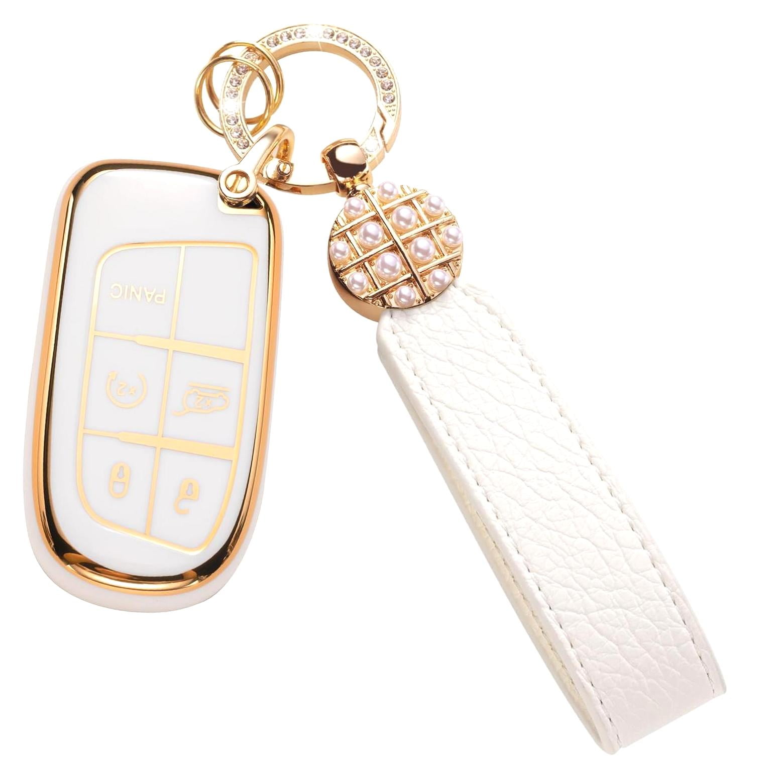 ANYWAY.GO Leather Lanyard Key Fob Cover, Protective Shell for Grand ...