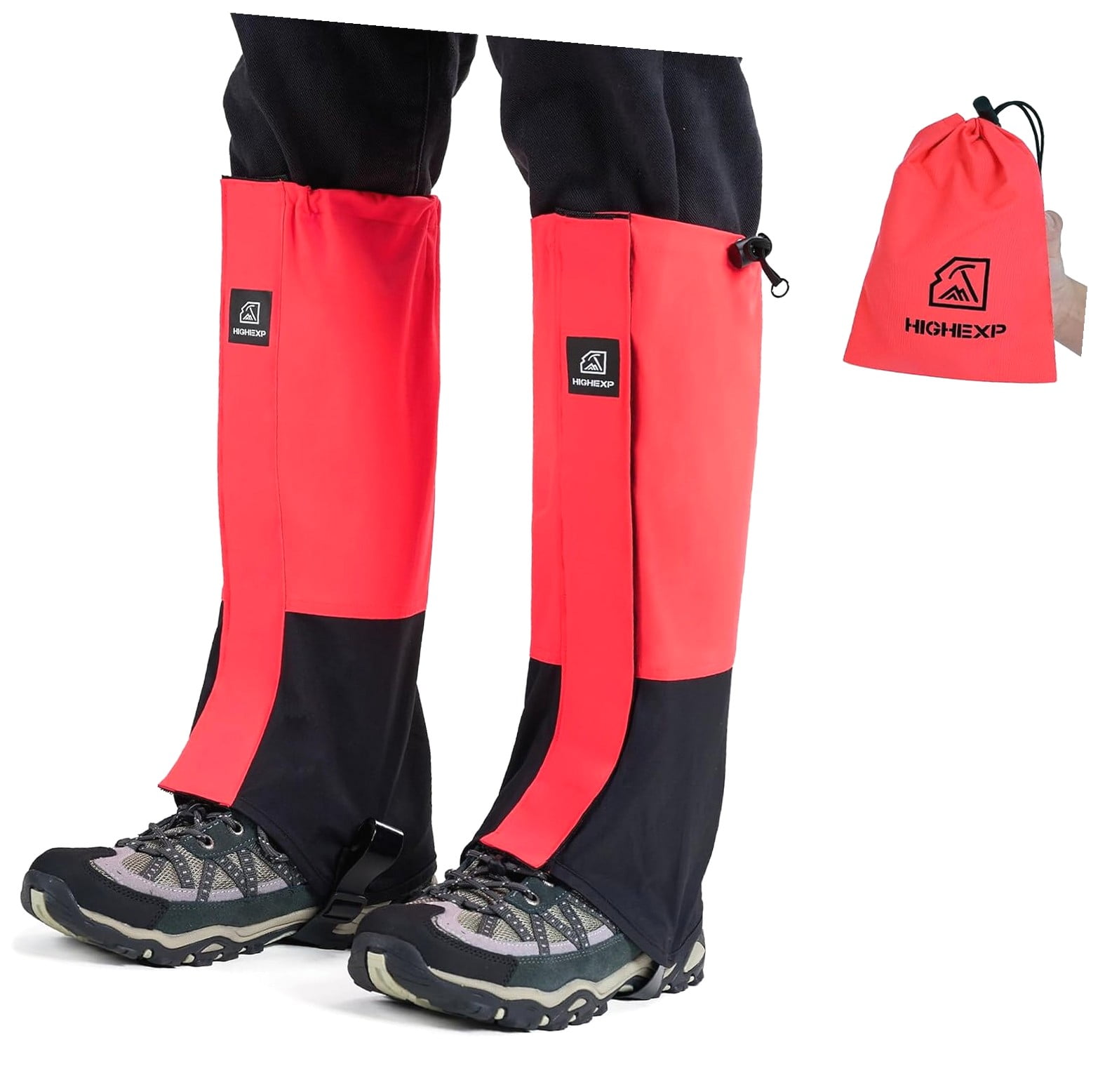 ANYWAY.GO Leg Gaiters 100% Shoe Snow Gators for Shoe Cover Snowshoeing ...