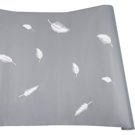 ANYWAY.GO Liner White Self-Adhesive Drawer Paper Grey Wall Decor ...