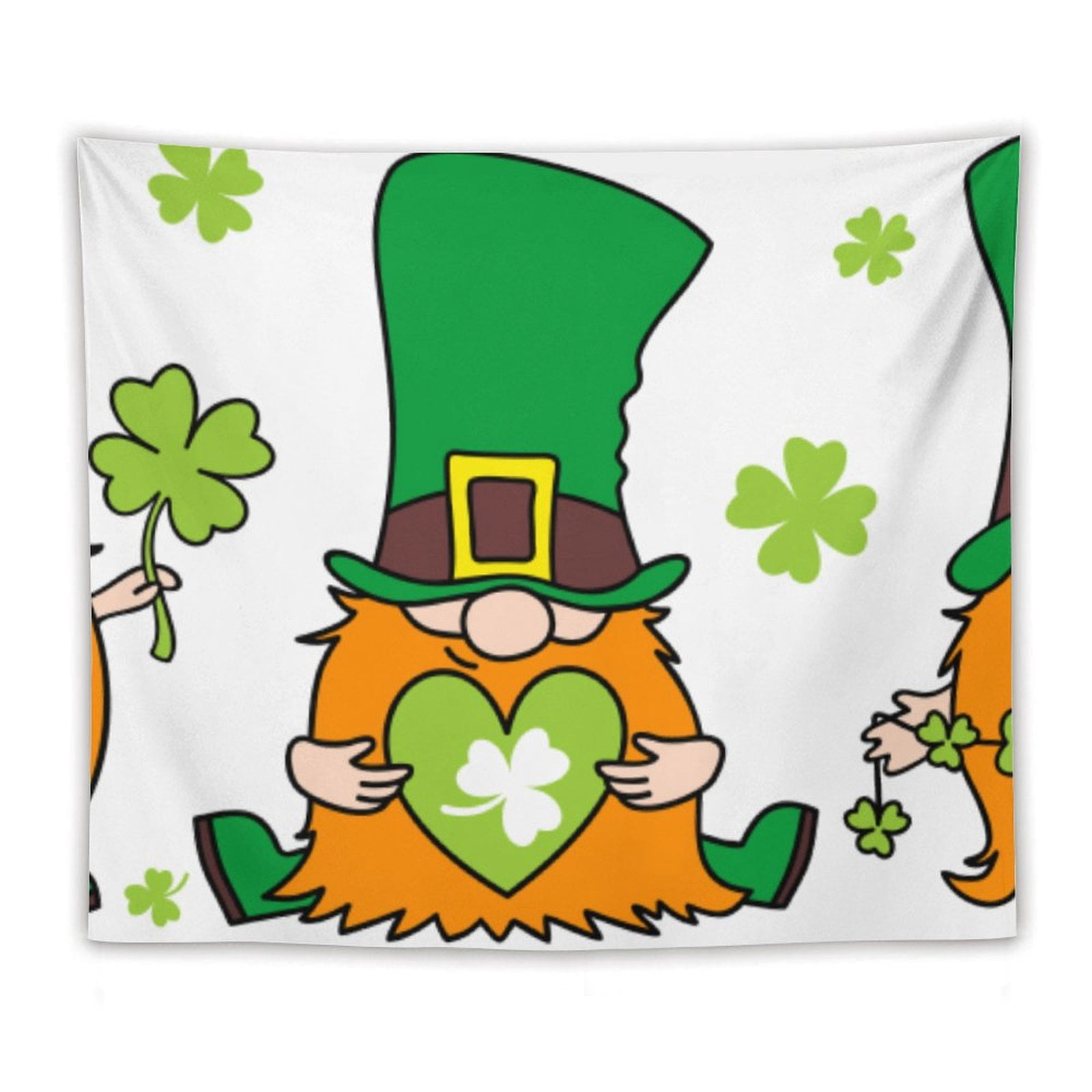 ANYWAY.GO Living room and dormitory tapestry Patrick Day Irish Gnomes ...