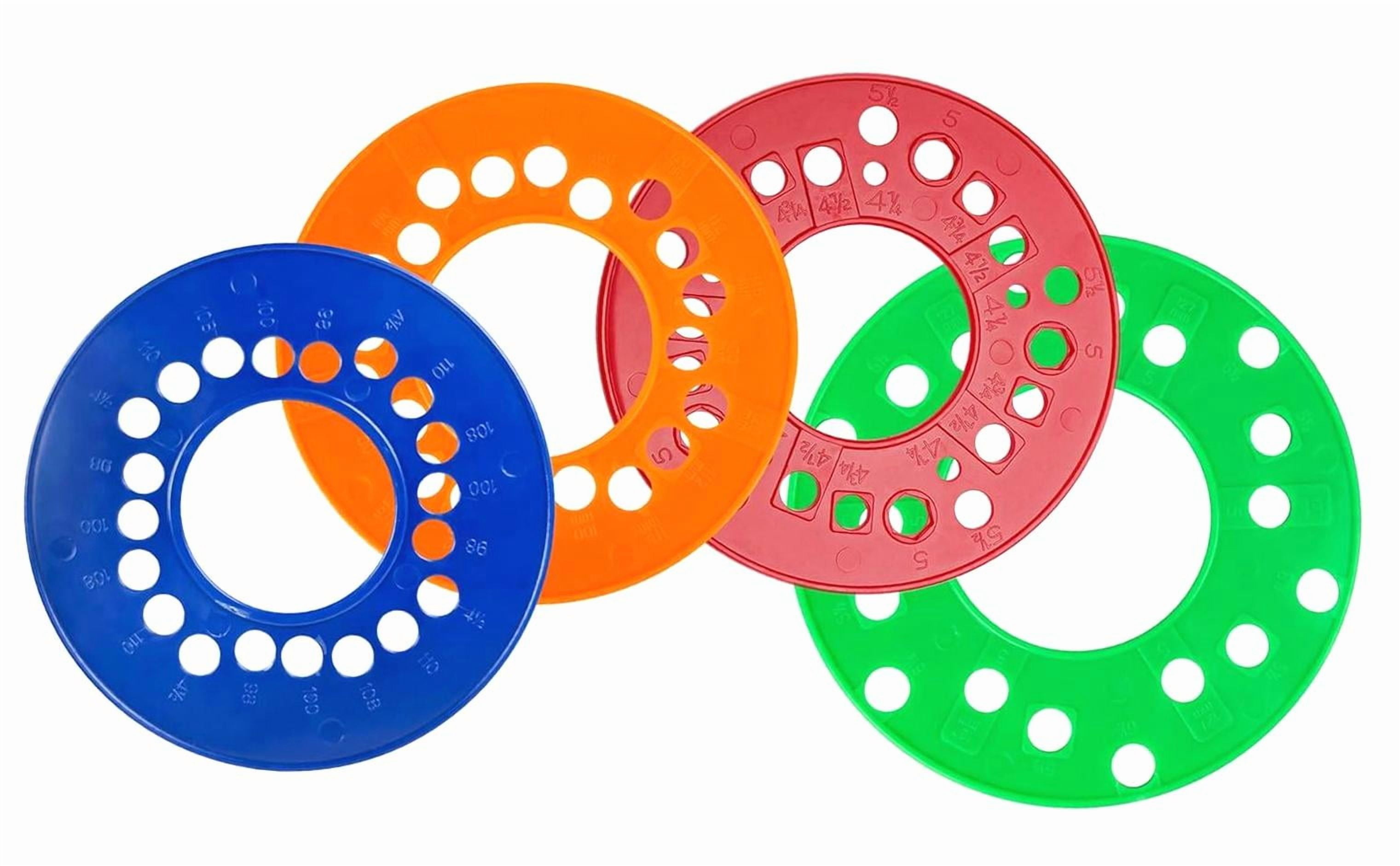 ANYWAY.GO Lug Bolt Pattern Measuring Guides for 4, 5, 6, Wheel Bolt ...