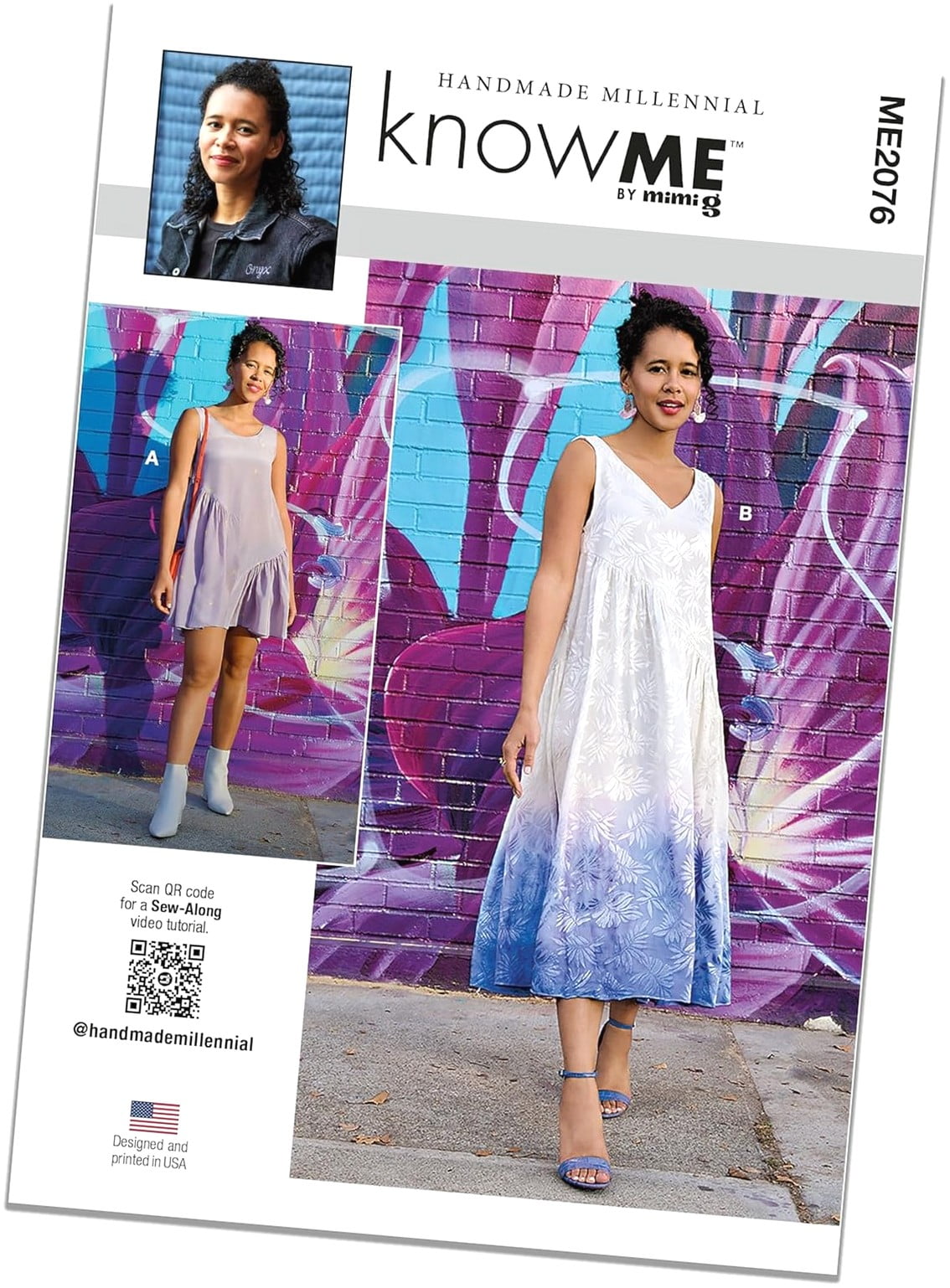 ANYWAY.GO ME2076H5 Misses’ Reversible Dress Sewing Pattern Packet by ...