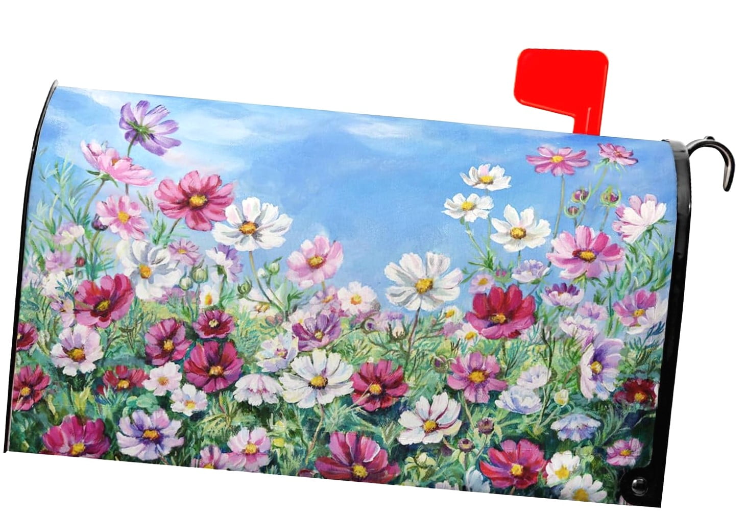 ANYWAY.GO Mailboxs Cover Standard Size 21" 18" Wildflowers Mailbox ...