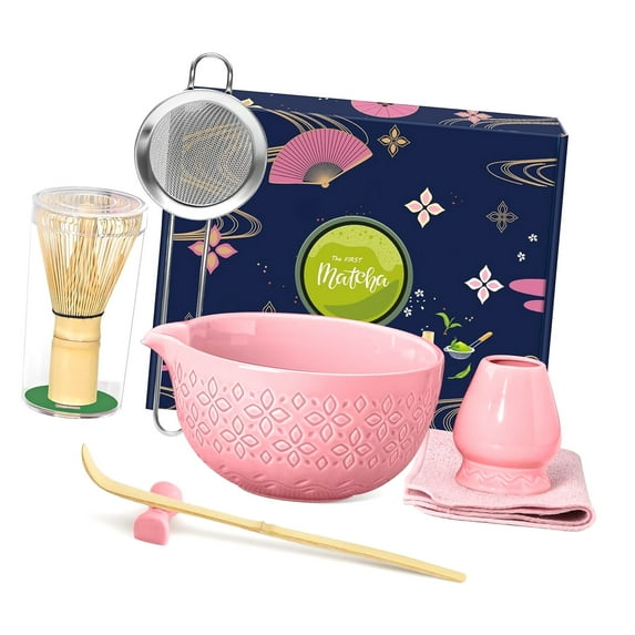 ANYWAY.GO Matcha Whisk Set Matcha Kit 7 Pcs Tea Set Includes Matcha ...