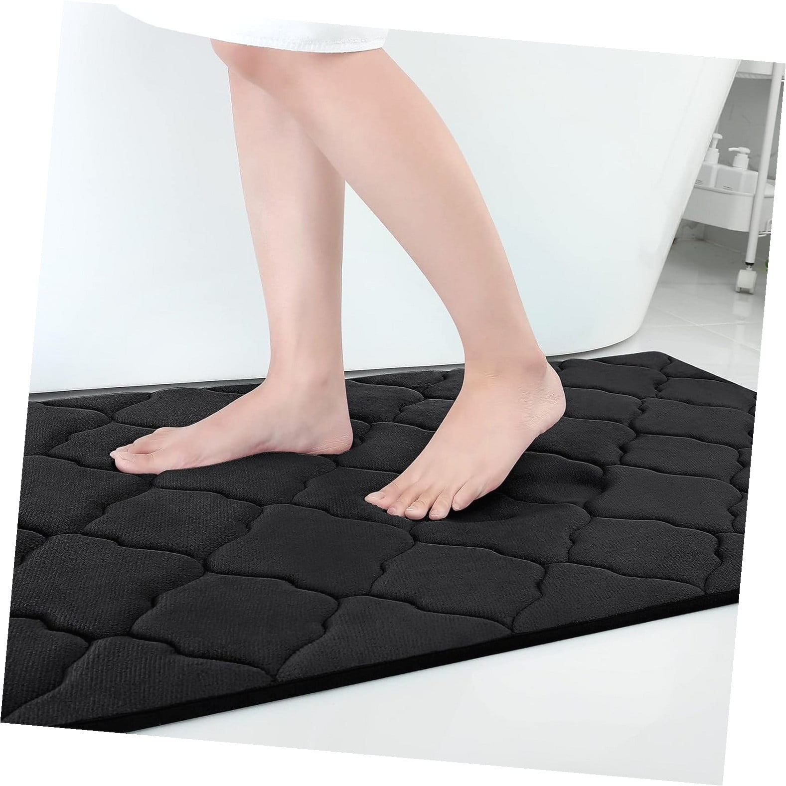 ANYWAY.GO Memory Mat Rug 47x32, Soft and Absorbent Bathroom Rugs ...