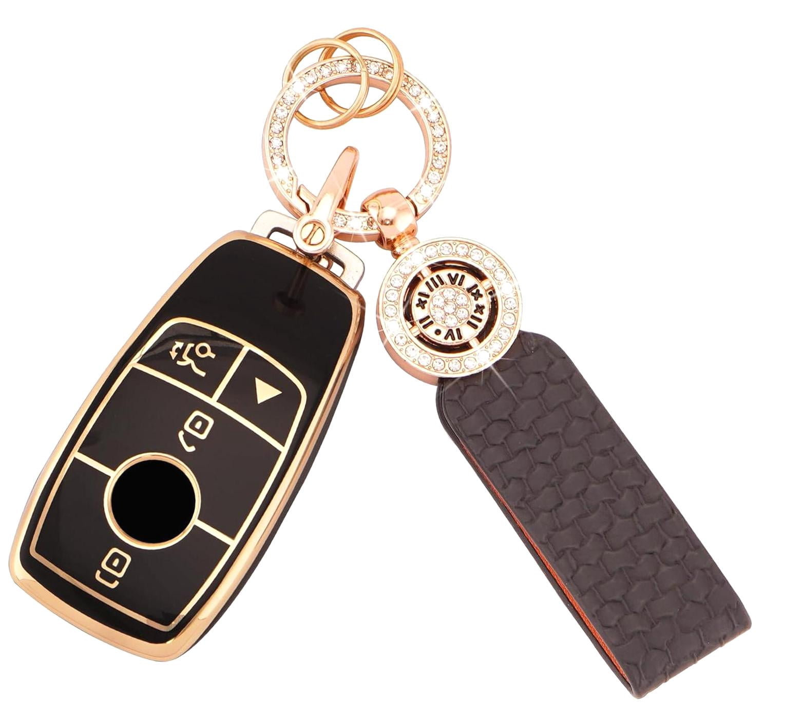 ANYWAY.GO for Mercedes Key Fob Cover TPU Key Case Protector Fit for ...