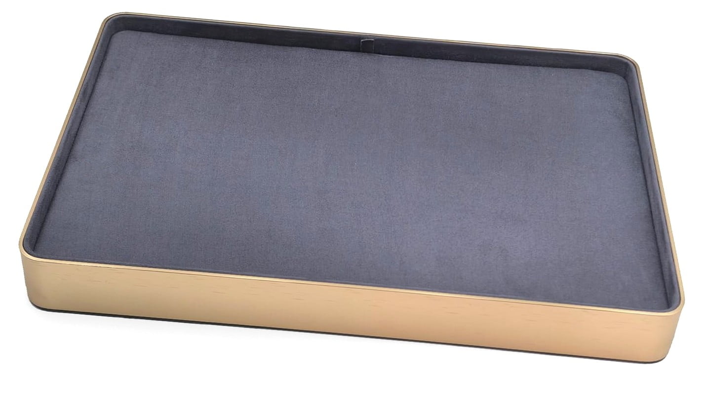ANYWAY.GO Metal Jewelry Tray, Valet Tray, Bedside Table and Desktop ...