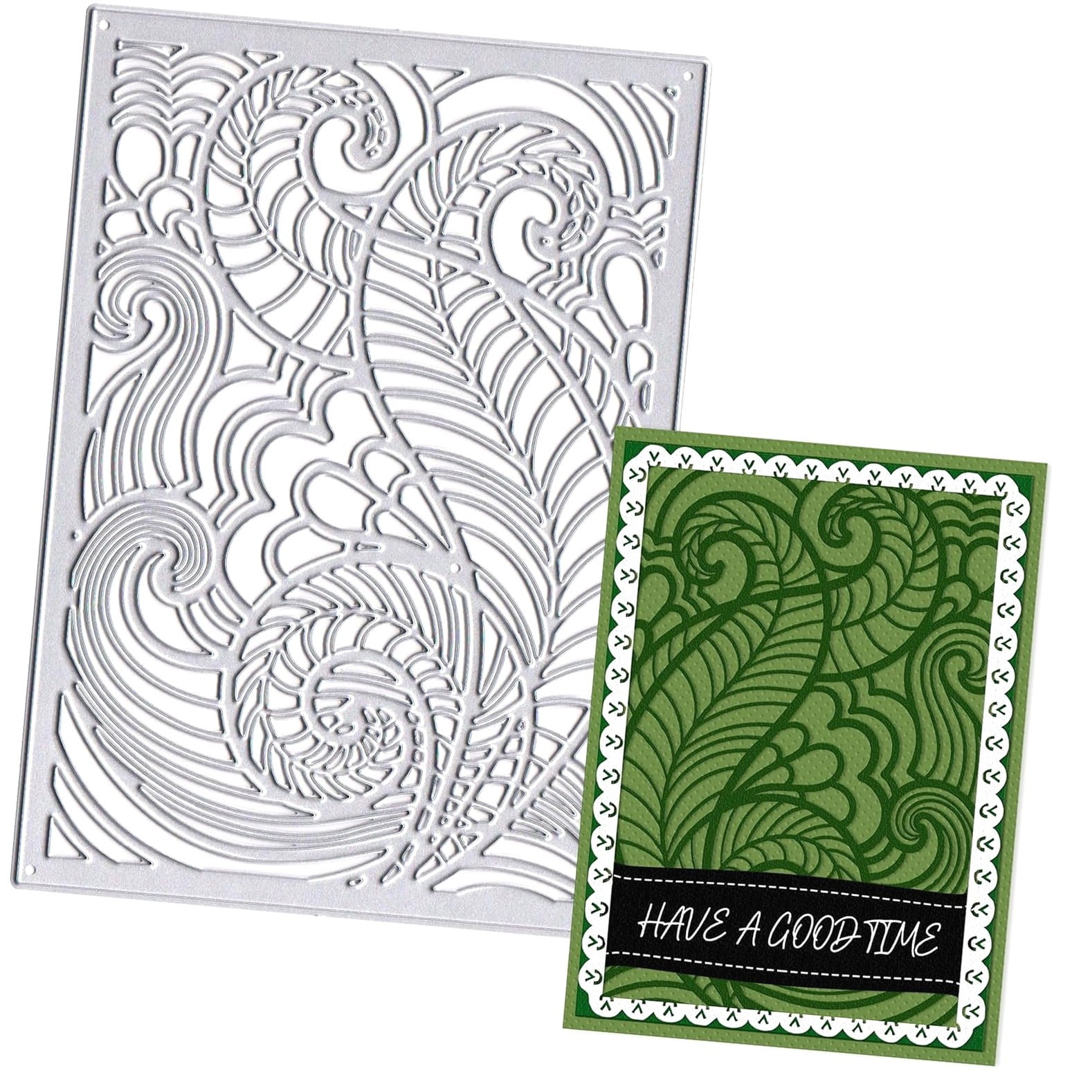 ANYWAY.GO Metal Lace Die Cuts for Card Making, Frame Die Cut Embossing ...