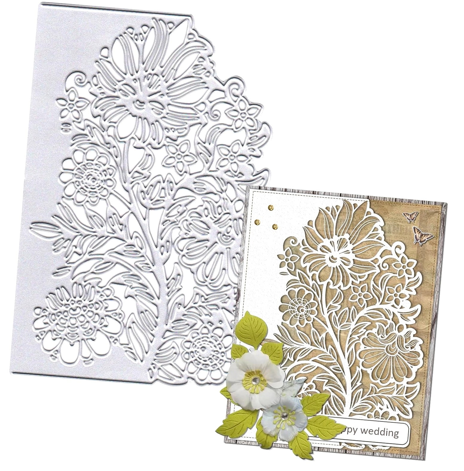 ANYWAY.GO Metal Lace Lace Die Cuts for Card Making, Border Die Cut ...
