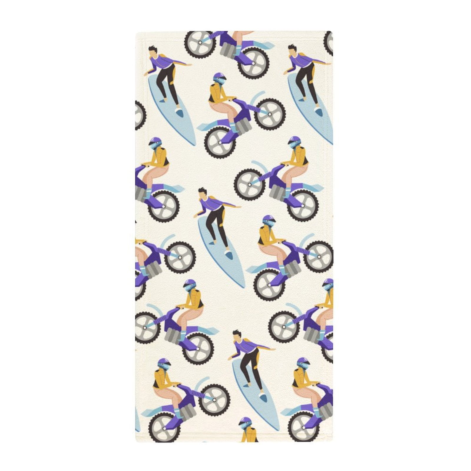 ANYWAY.GO Microfiber Coral Velvet Highly Absorbent Towels,Surfing and ...