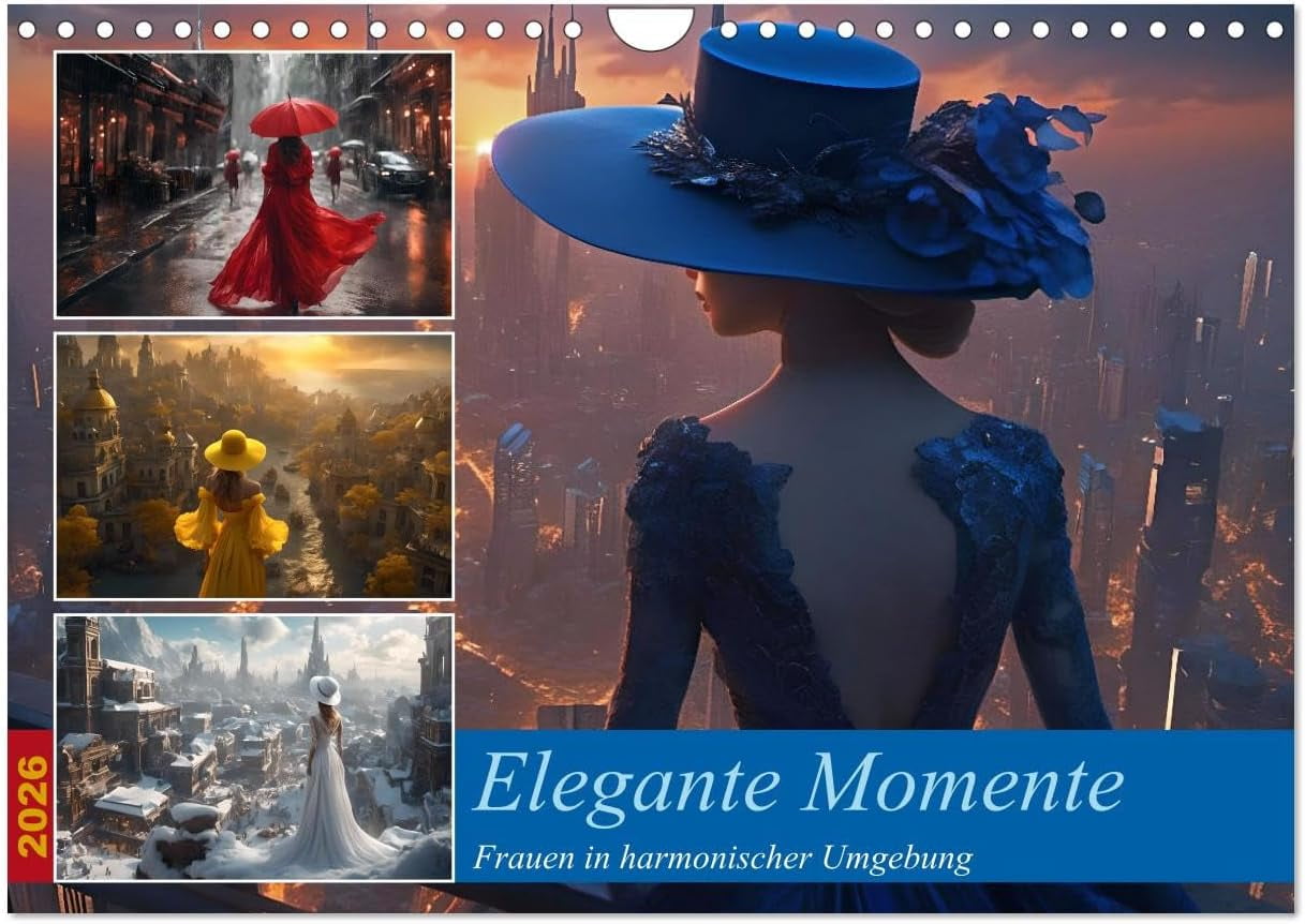 ANYWAY.GO Moments in Harmonious Surroundings, US-Version (Wall Calendar ...