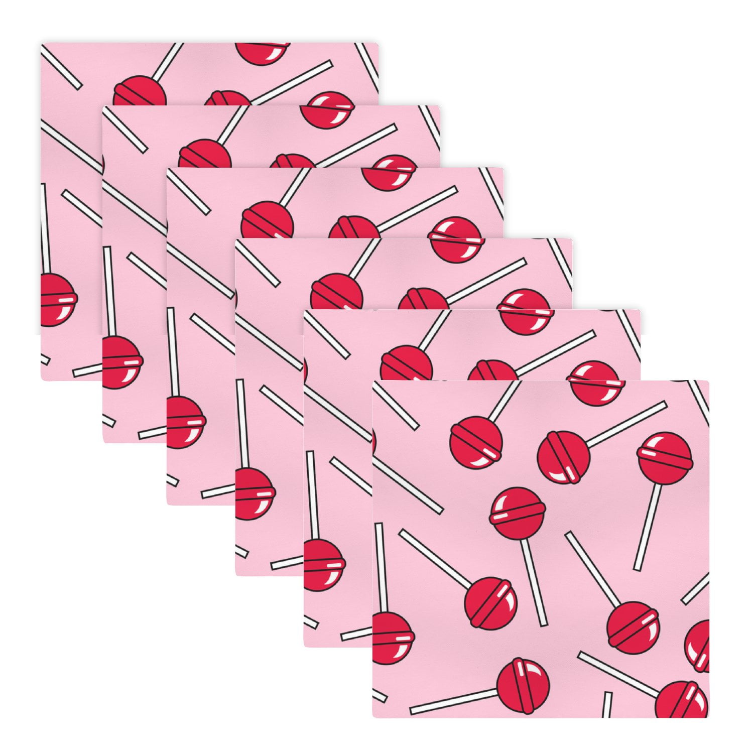 ANYWAY.GO Napkins Reusable Washable Cloth Napkins Set of 6, Soft ...