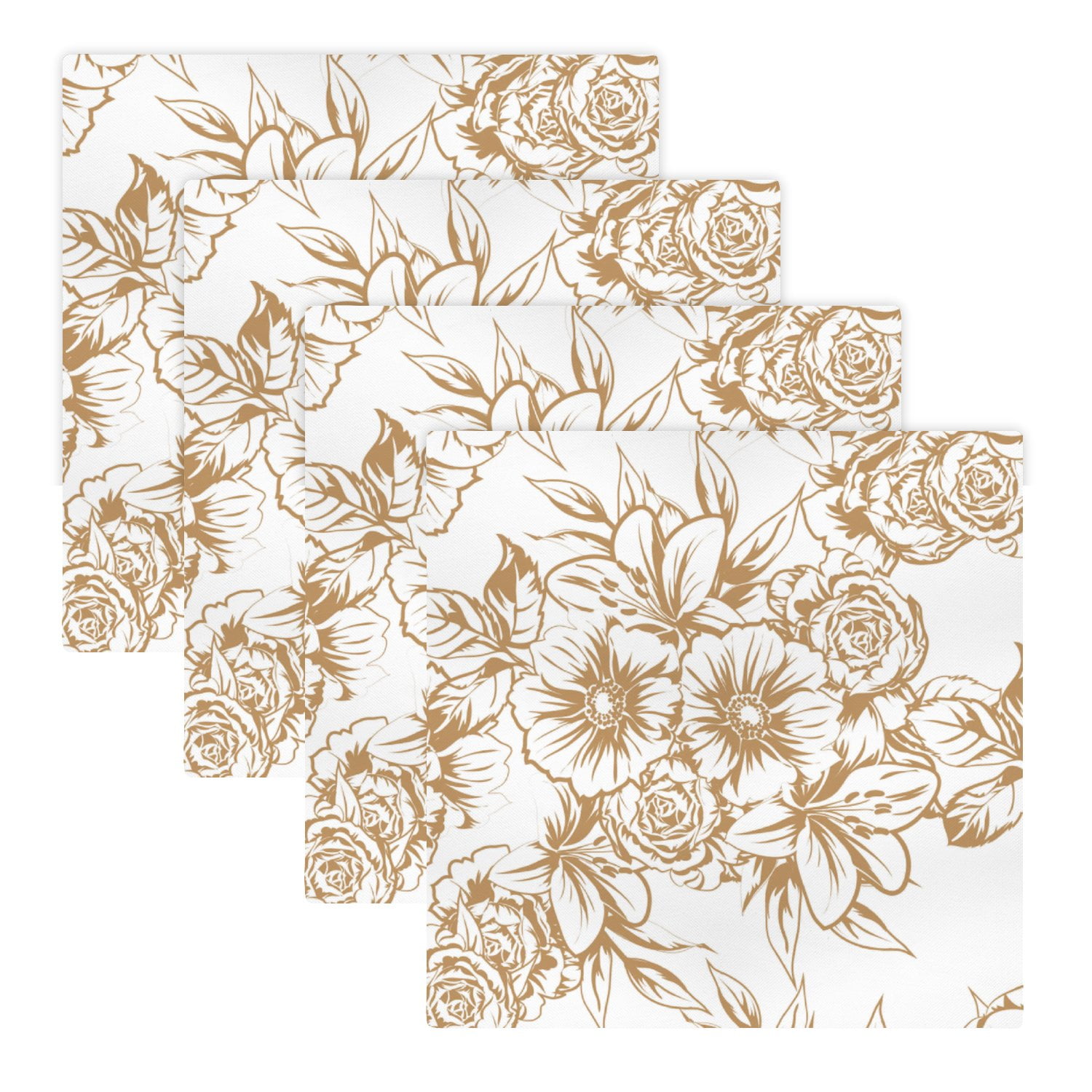 ANYWAY.GO Napkins Set of 4 Cloth Napkins 20x20 Inches Washable ...