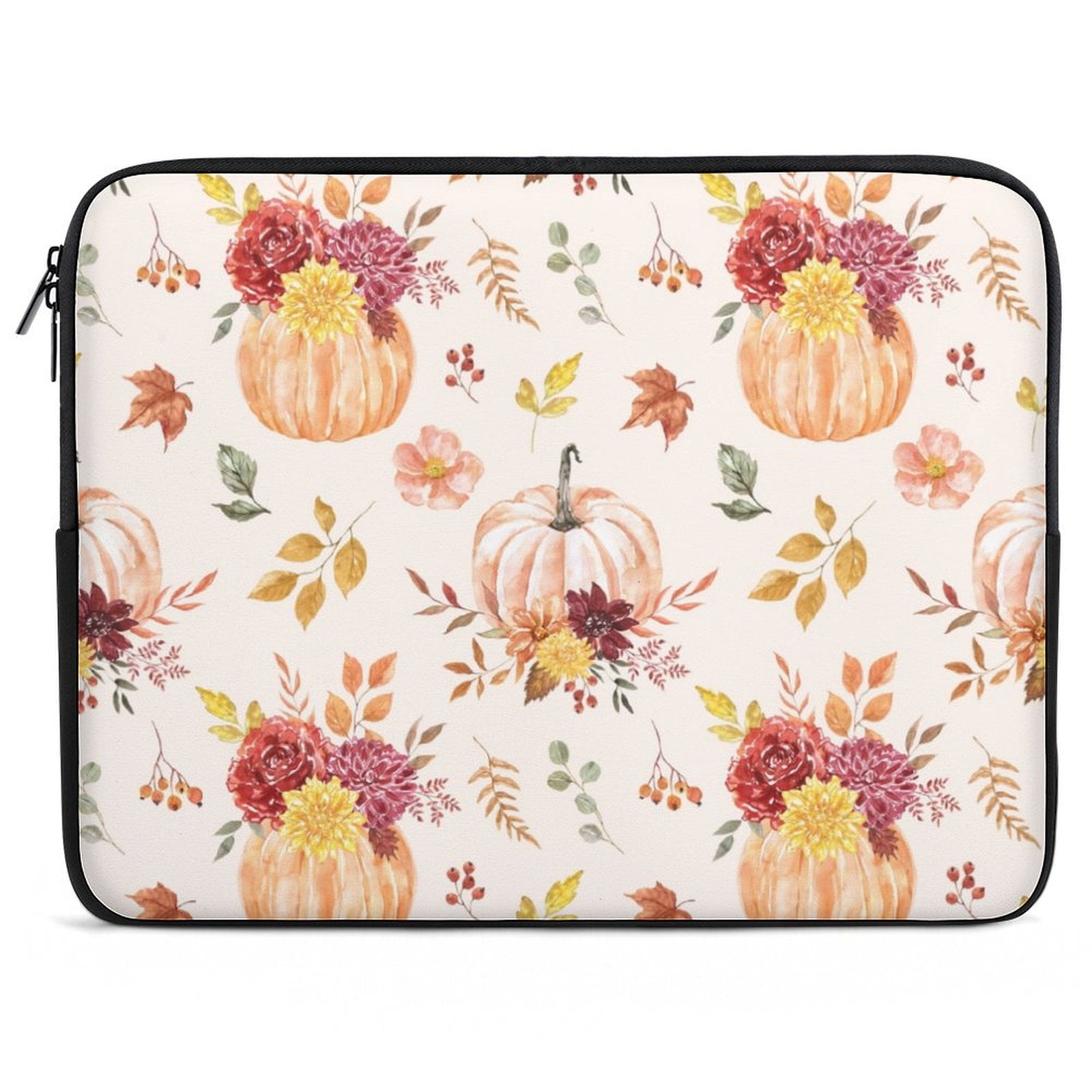 ANYWAY.GO Neoprene Notebook Computer Pocket CaseAutumn Botanical ...