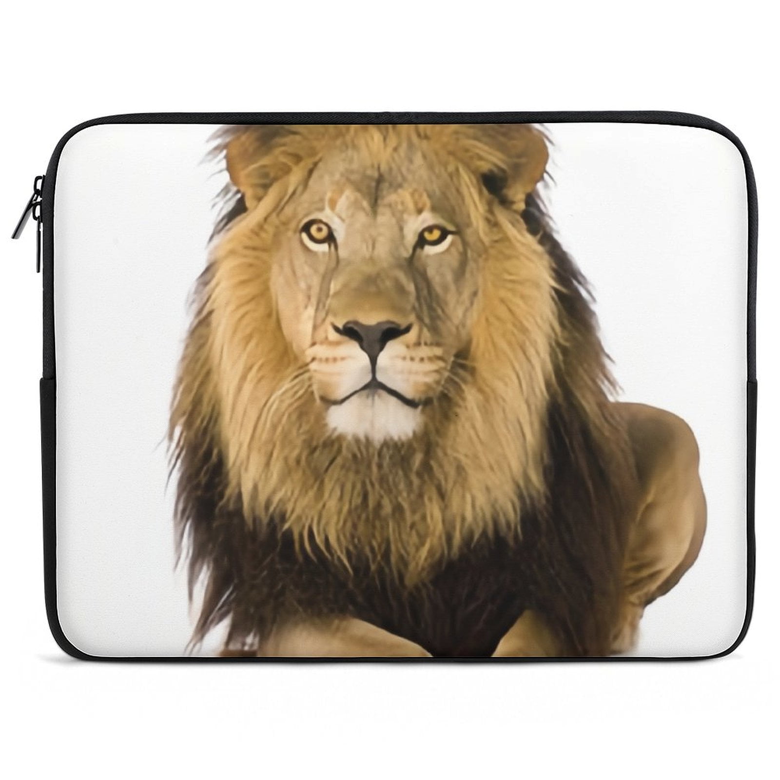 ANYWAY.GO Neoprene Notebook Computer Pocket CaseBeautiful Big Lion King ...