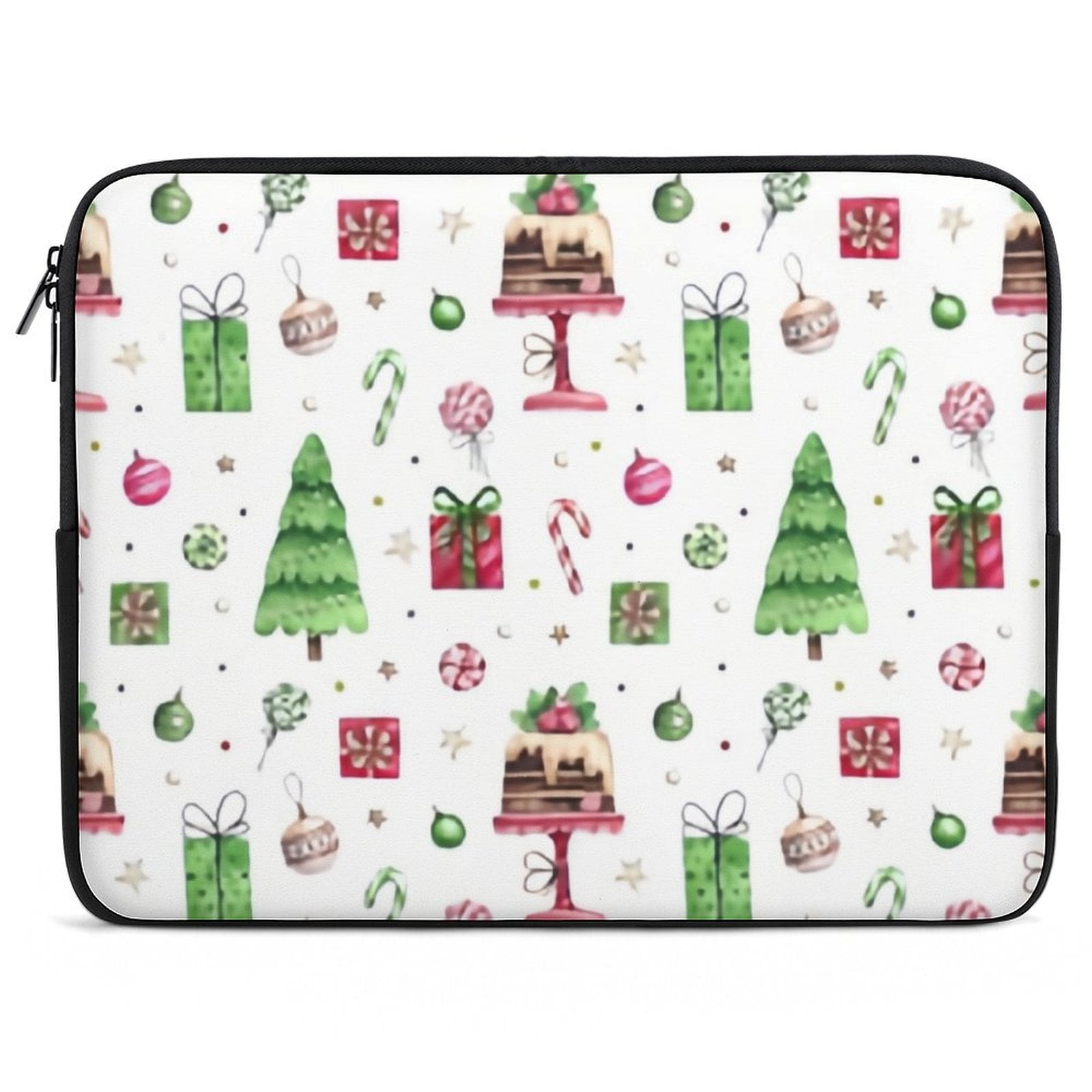 ANYWAY.GO Neoprene Notebook Computer Pocket CaseChristmas Bright ...