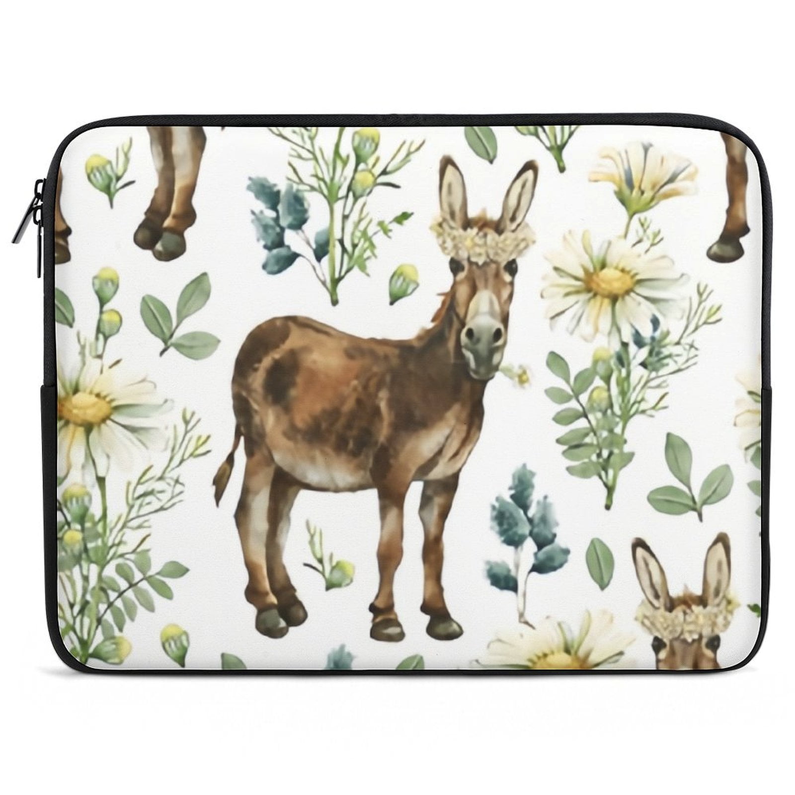 ANYWAY.GO Neoprene Notebook Computer Pocket CaseDonkey Nature Windmill ...