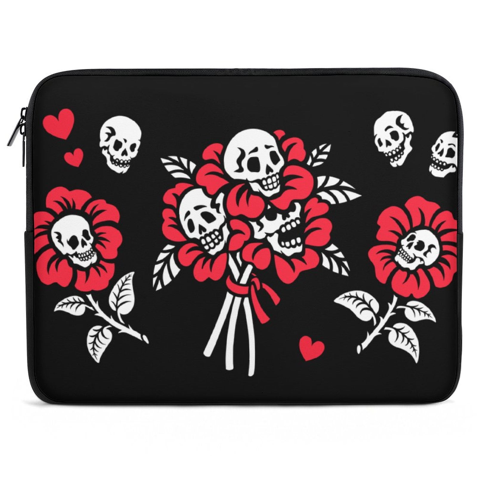 ANYWAY.GO Neoprene Notebook Computer Pocket CaseFlowers Bouquet Human ...