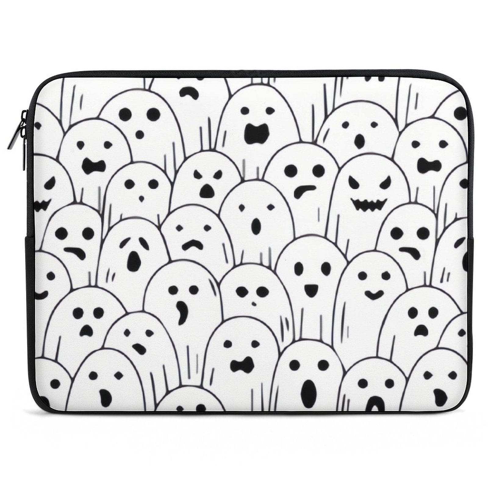 ANYWAY.GO Neoprene Notebook Computer Pocket CaseGhost Halloween White ...