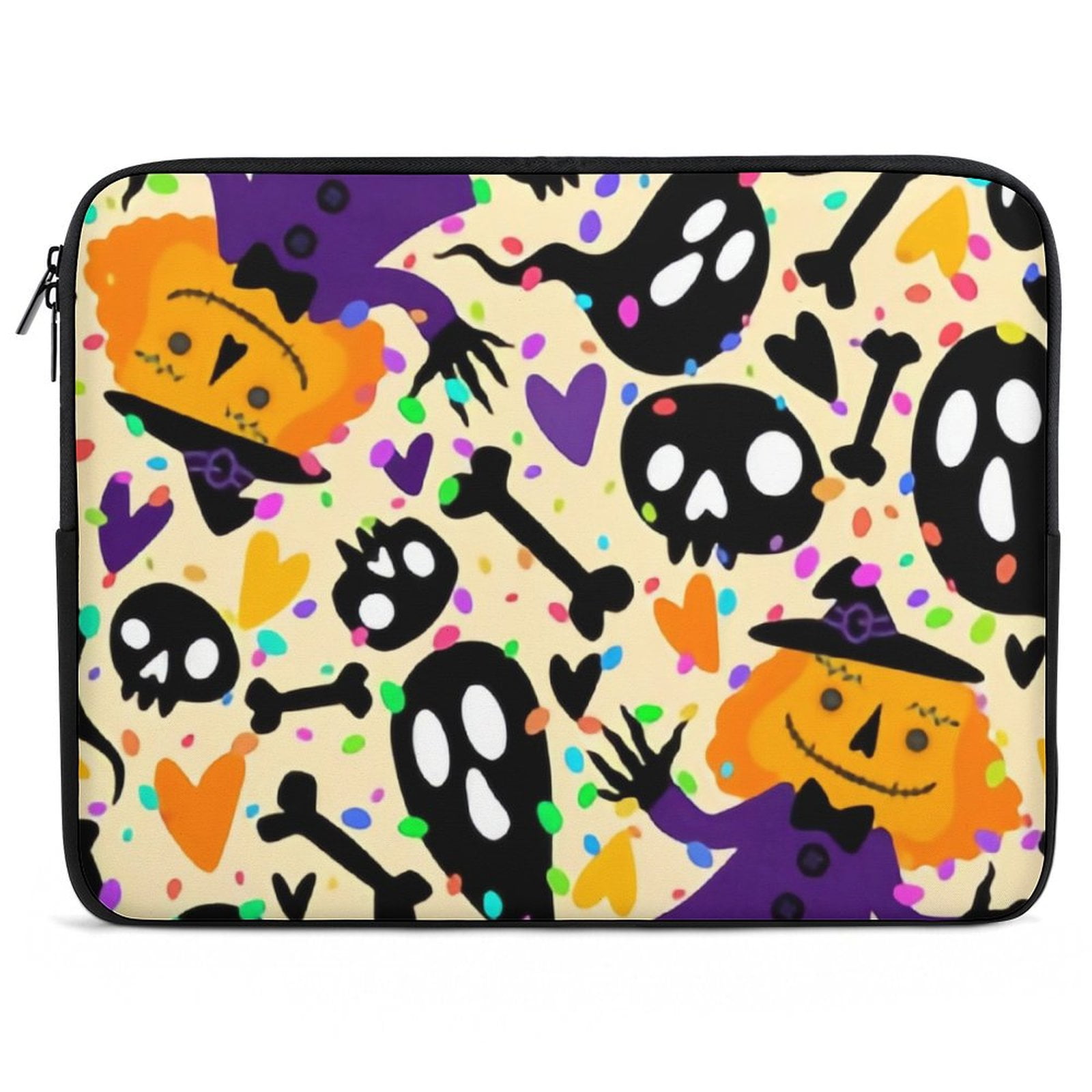 ANYWAY.GO Neoprene Notebook Computer Pocket CaseHalloween Pumpkins ...