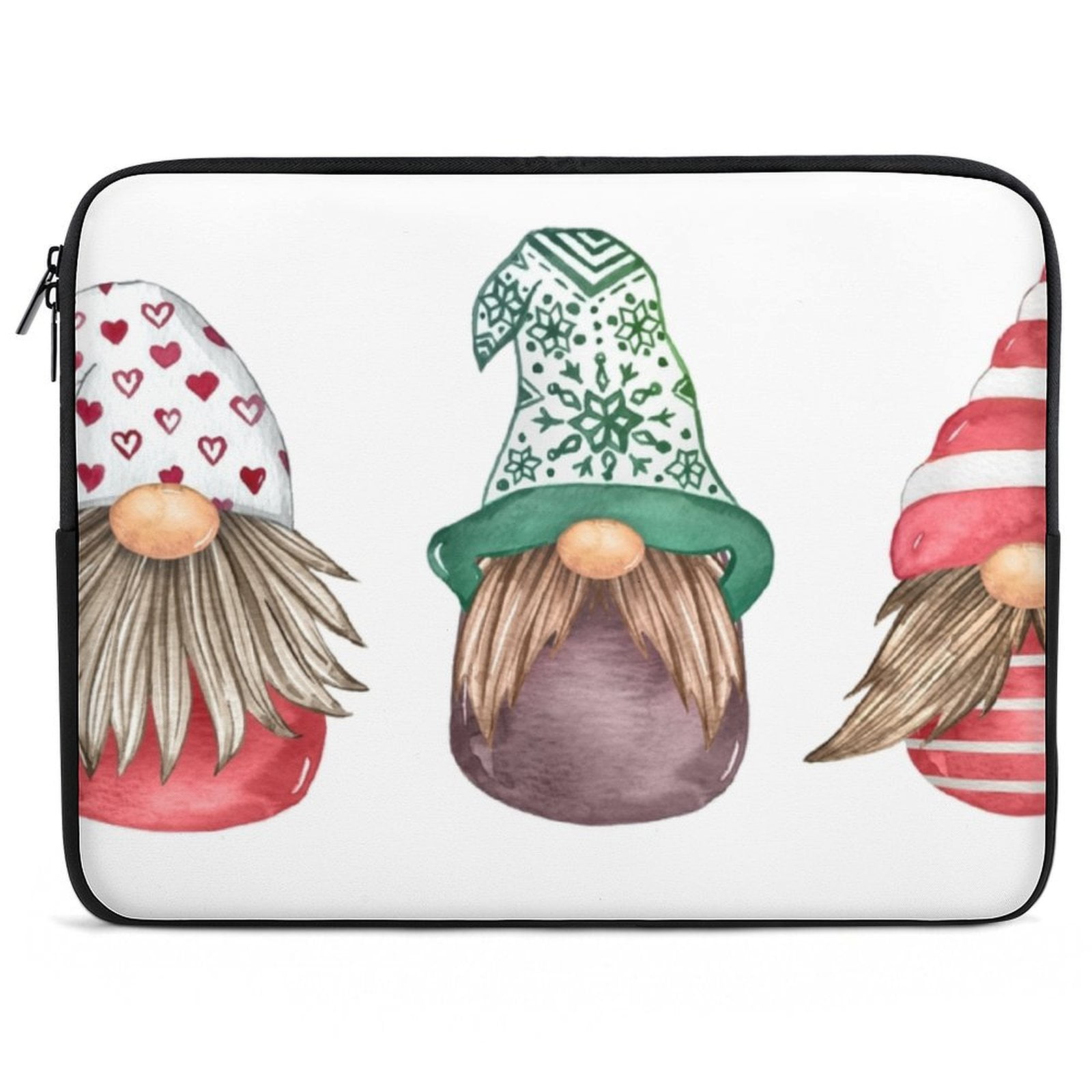 ANYWAY.GO Neoprene Notebook Computer Pocket CaseWatercolor Christmas ...