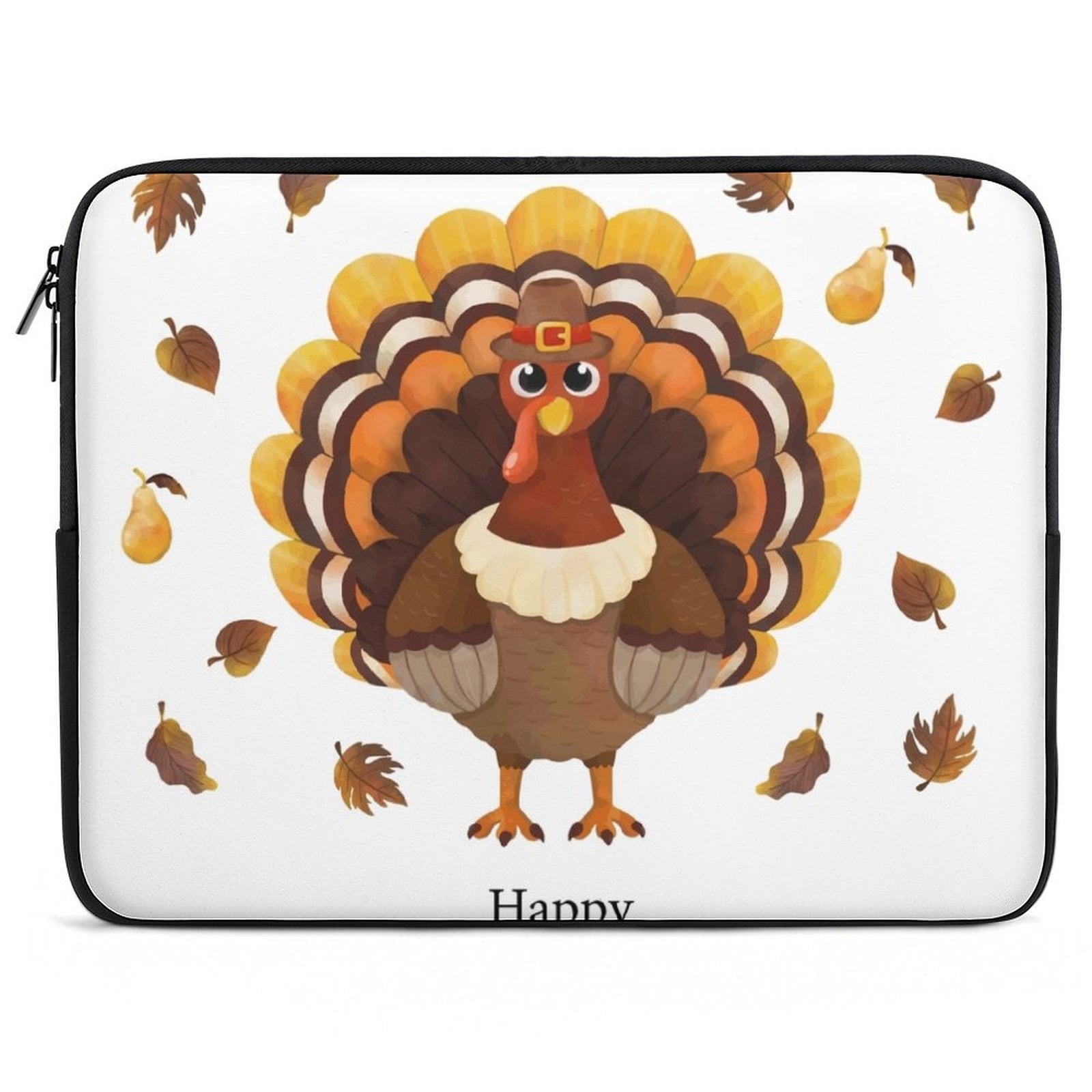 ANYWAY.GO Neoprene Notebook Computer Pocket CaseWatercolor Thanksgiving ...