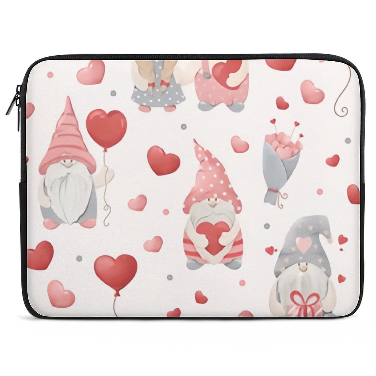 ANYWAY.GO Neoprene Notebook Computer Pocket CaseWatercolor Valentines ...