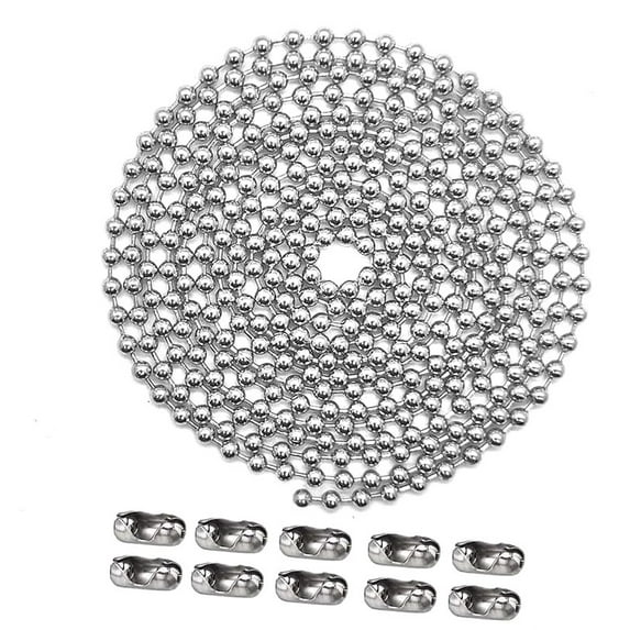 ANYWAY.GO Nickel 60-Inch Ceiling Fan Pull Chain Extra Long Rust-Proof ...