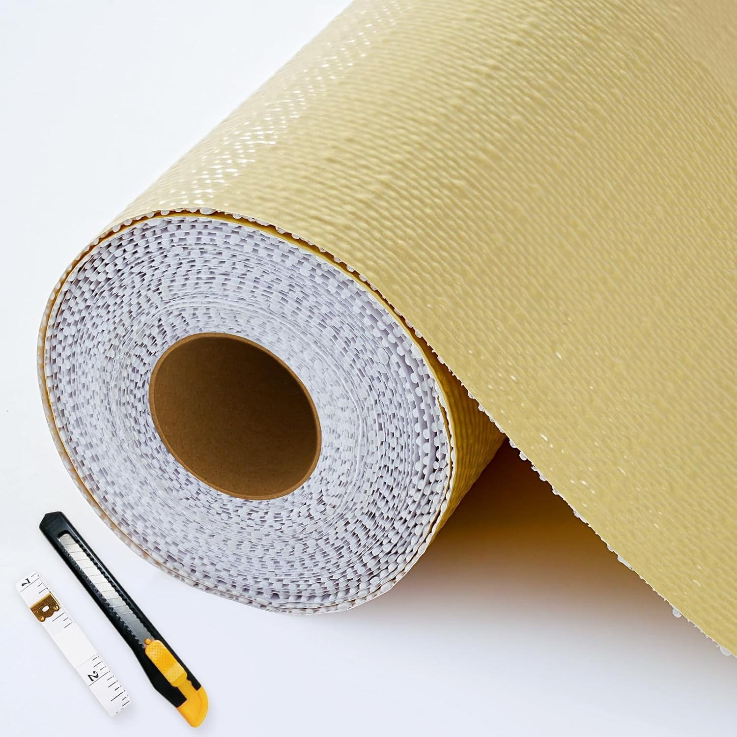 ANYWAY.GO Non-Adhesive Kitchen Cabinet Liners, Thickened Washable Paper ...