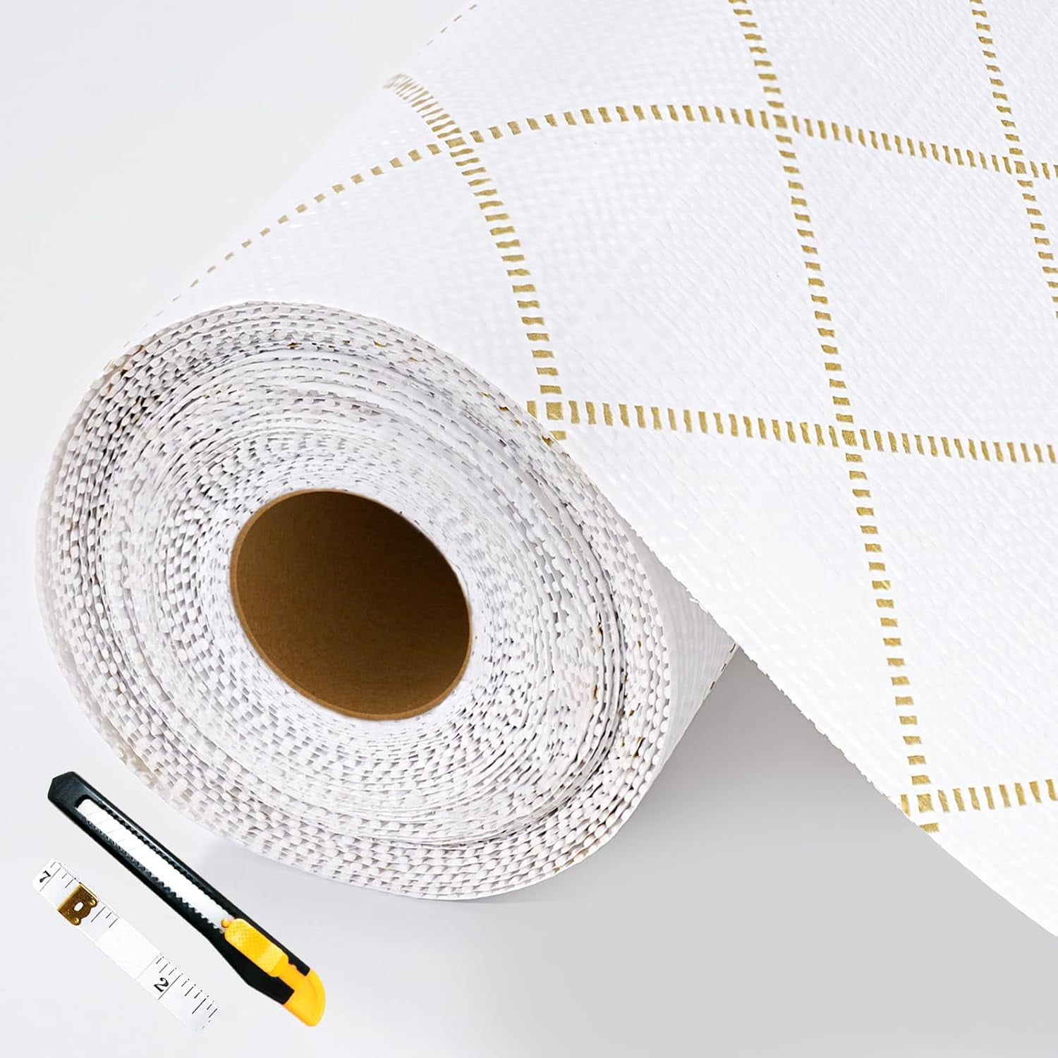 ANYWAY.GO Non-Adhesive Kitchen Cabinet Liners, Thickened Washable Paper ...