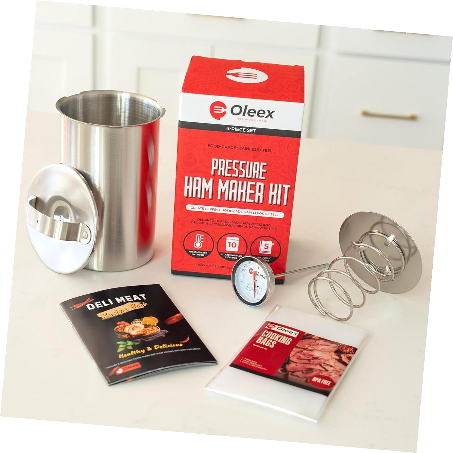 ANYWAY.GO Oleex Lunch Meat Press for Deli Meats-Homemade Ham Maker Meat ...