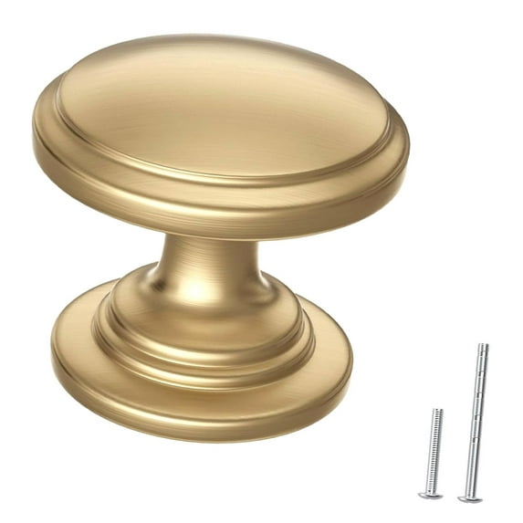 ANYWAY.GO Pack Bronze Cabinet Knobs 1-3/16 Inch Dresser Drawer Knob ...